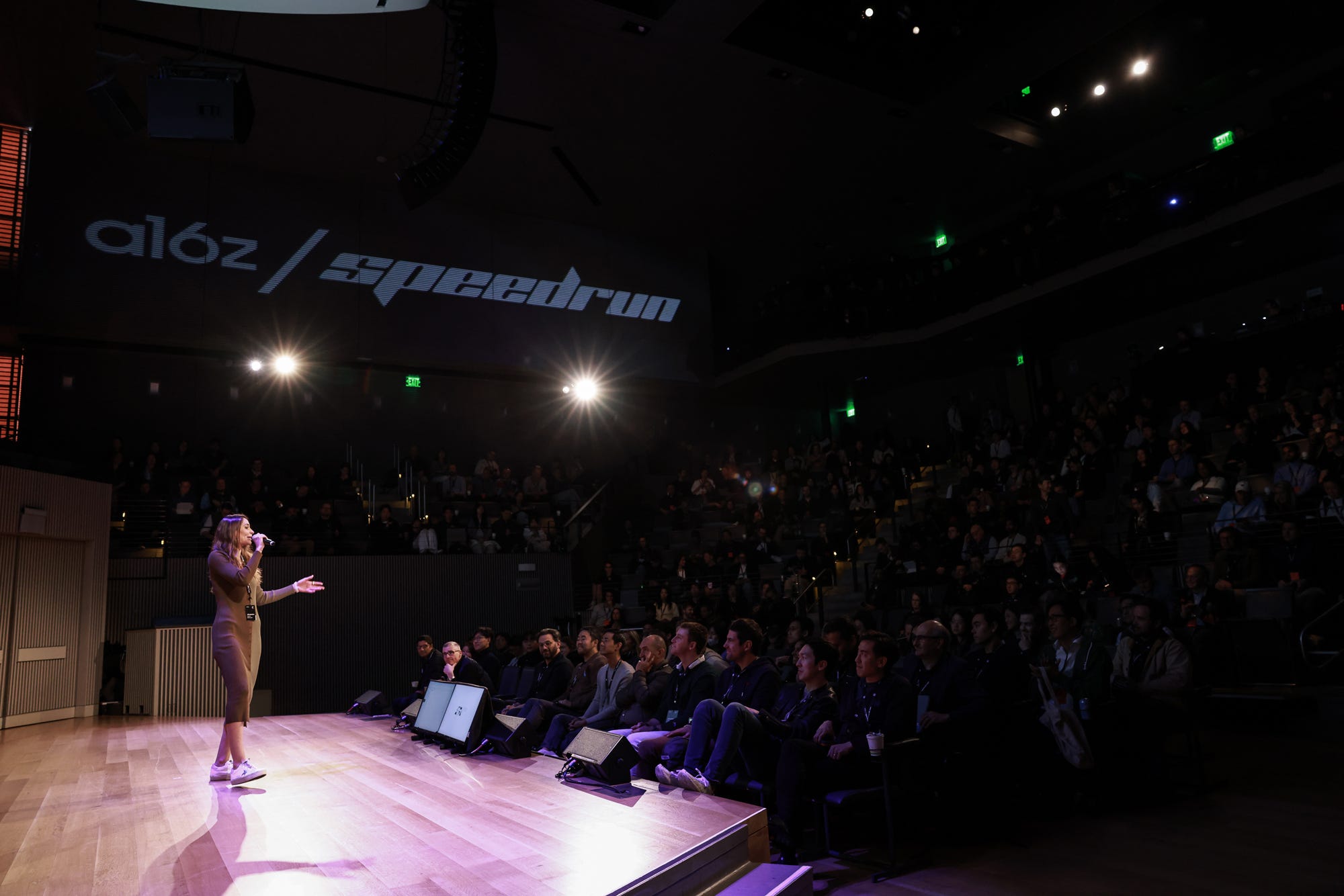 Scenes from Demo Day - a16z speedrun