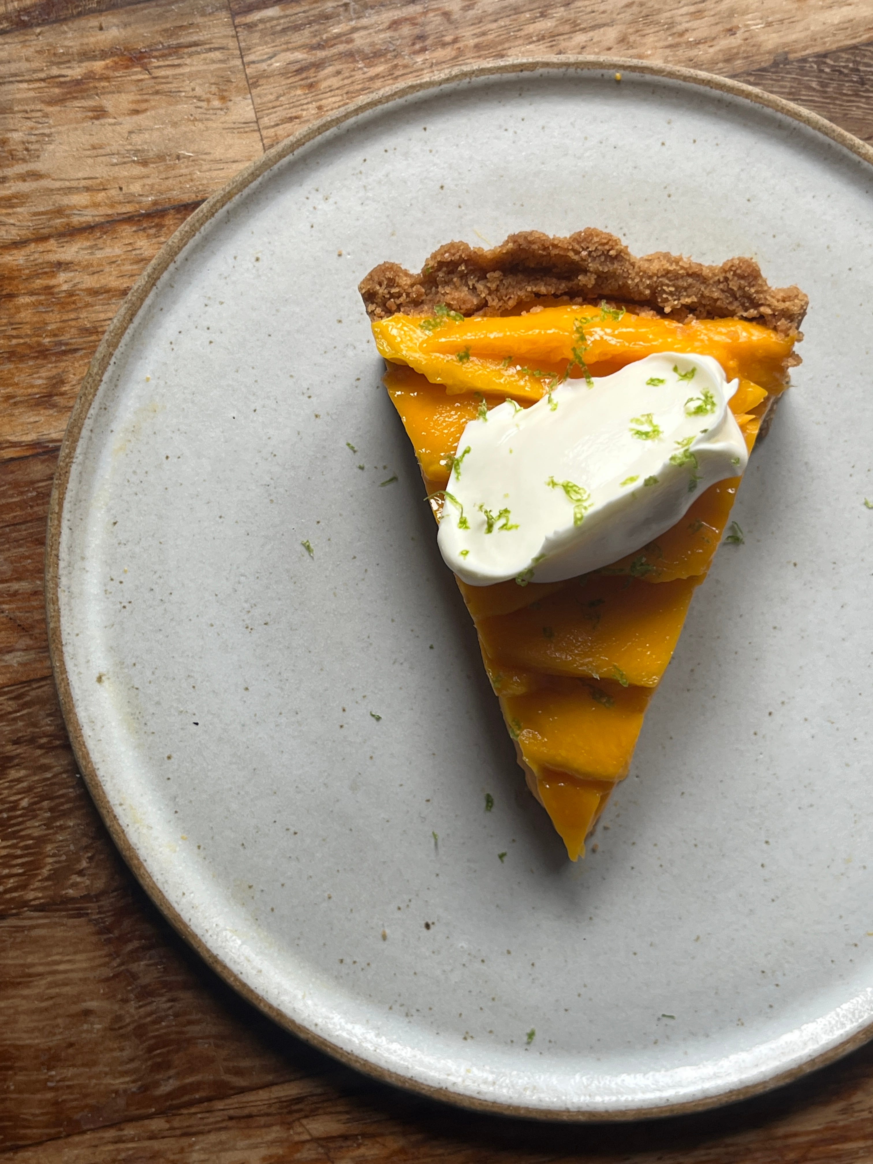 Kitchen Project #101: Mango Custard Tart - by Nicola Lamb