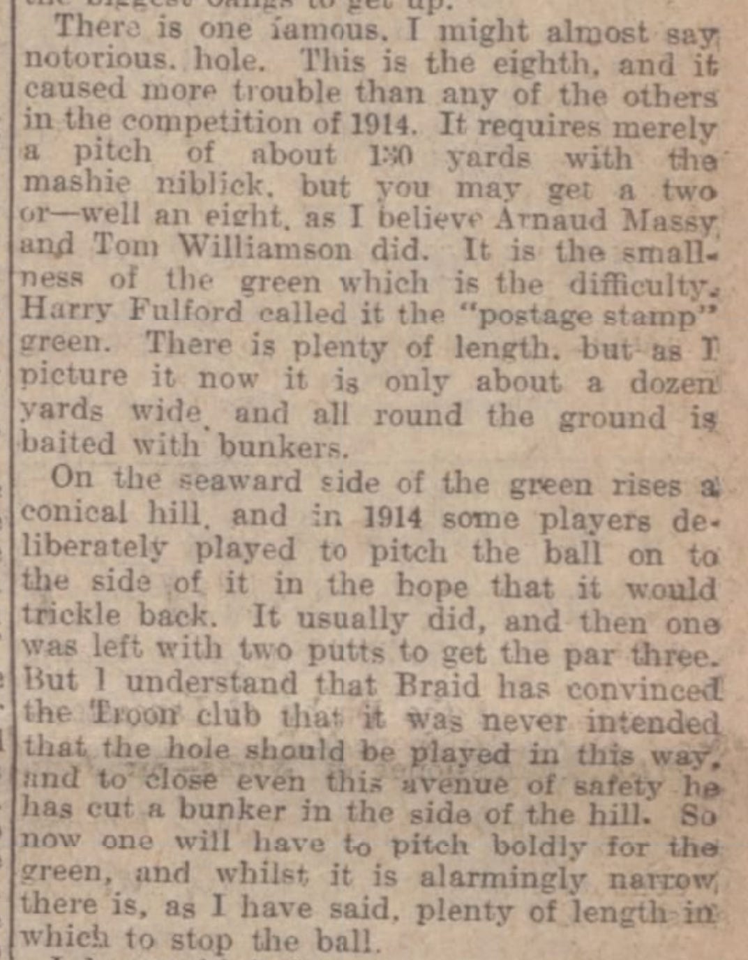 Postage Stamp Through The Years - by Geoff Shackelford