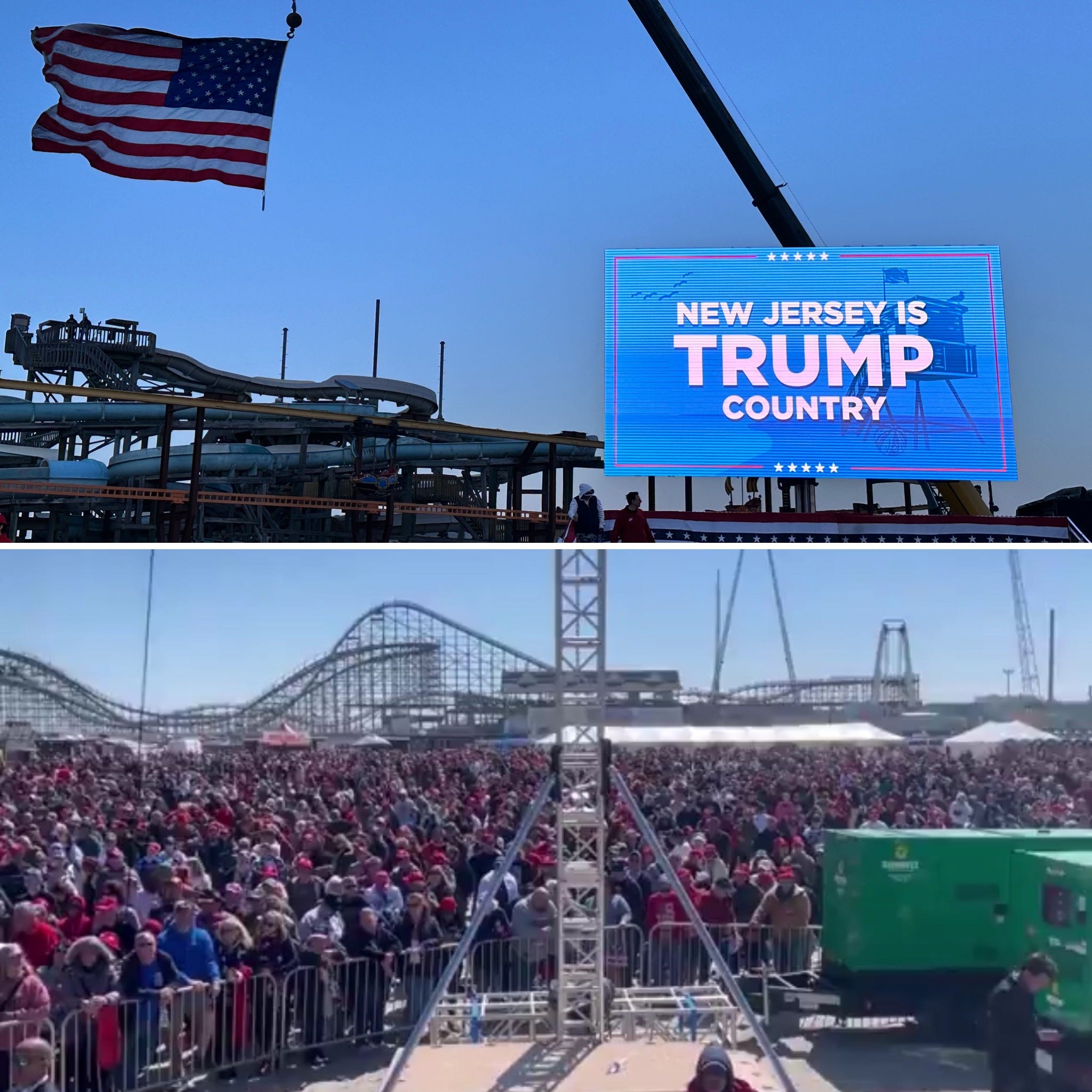 Harrumph Exclusive: Trump Rally Wildwood, New Jersey