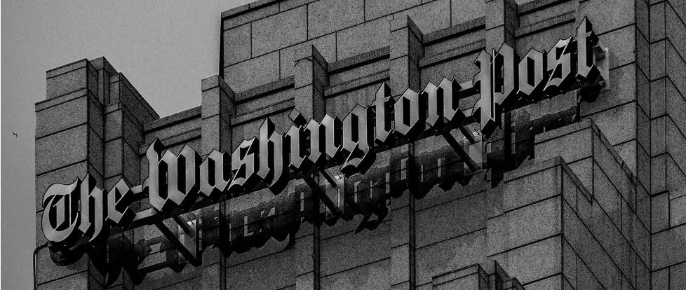 Democracy on Life Support at WaPo - by Charlotte Clymer