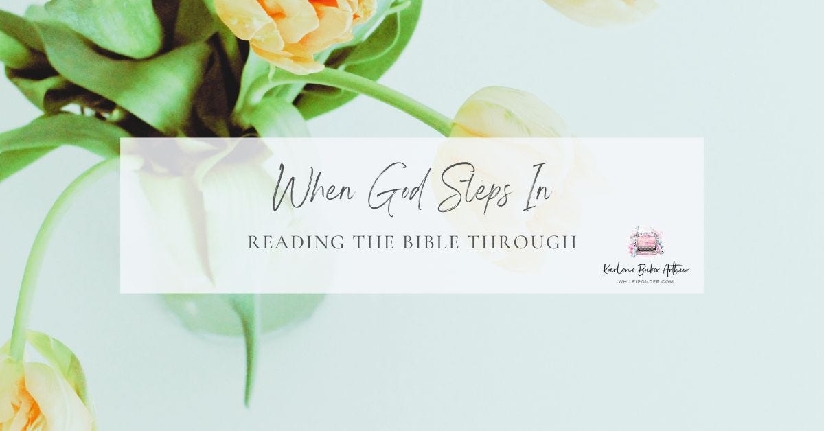 When God Steps In - by Karlene Arthur