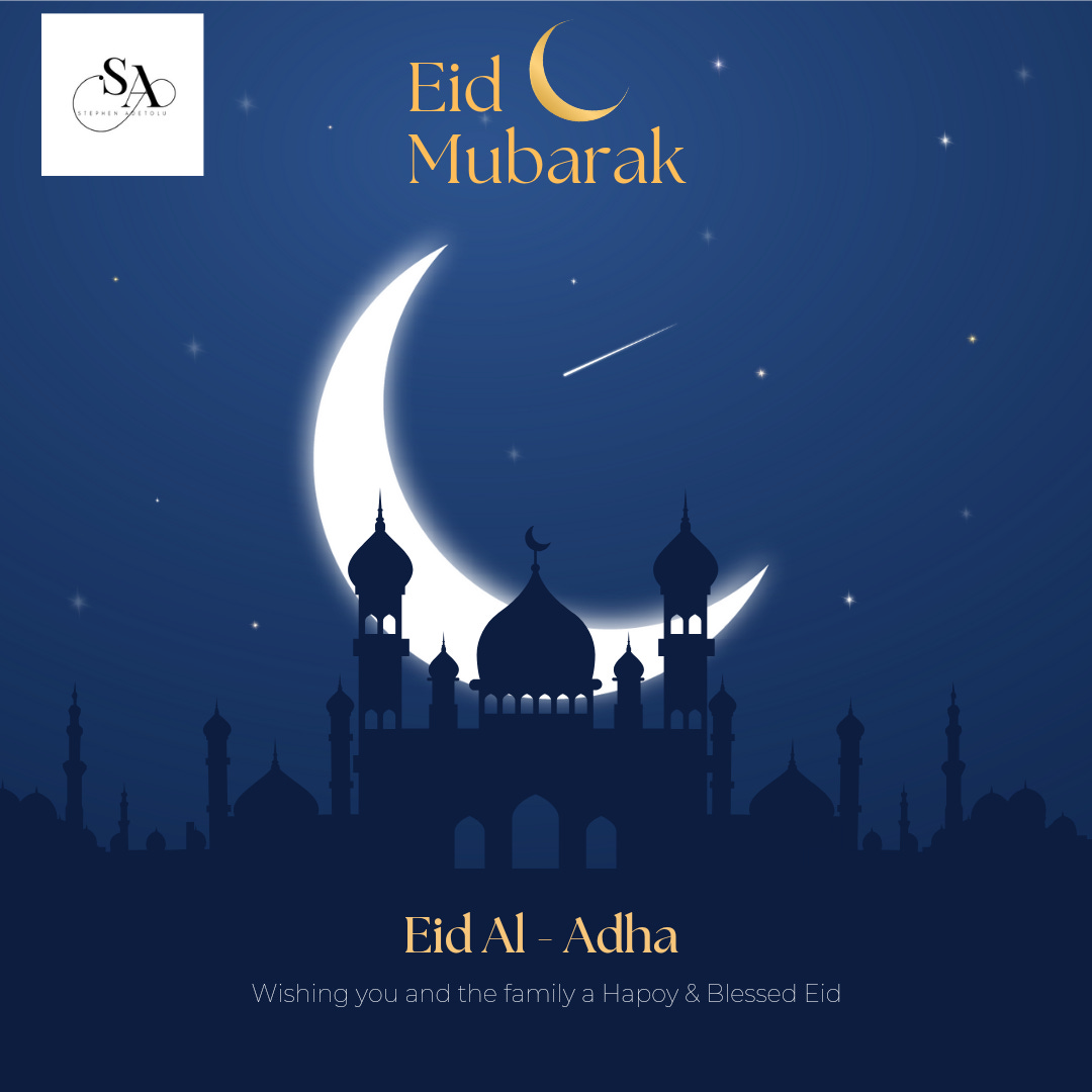Happy Eid Mubarak - by Stephen Adetolu