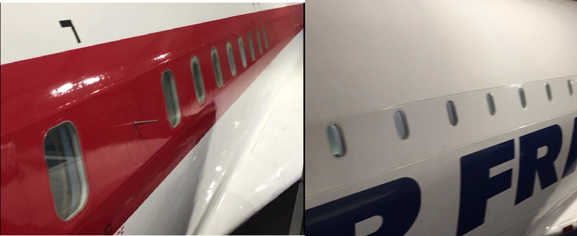 🛫Quelles sont les différences entre le Concorde d'essai et de production