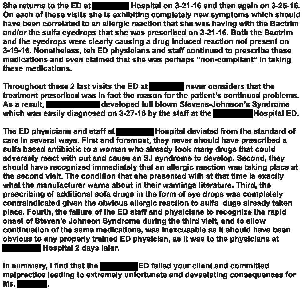Stevens-Johnson Syndrome Presenting with Ocular Symptoms [Bactrim]