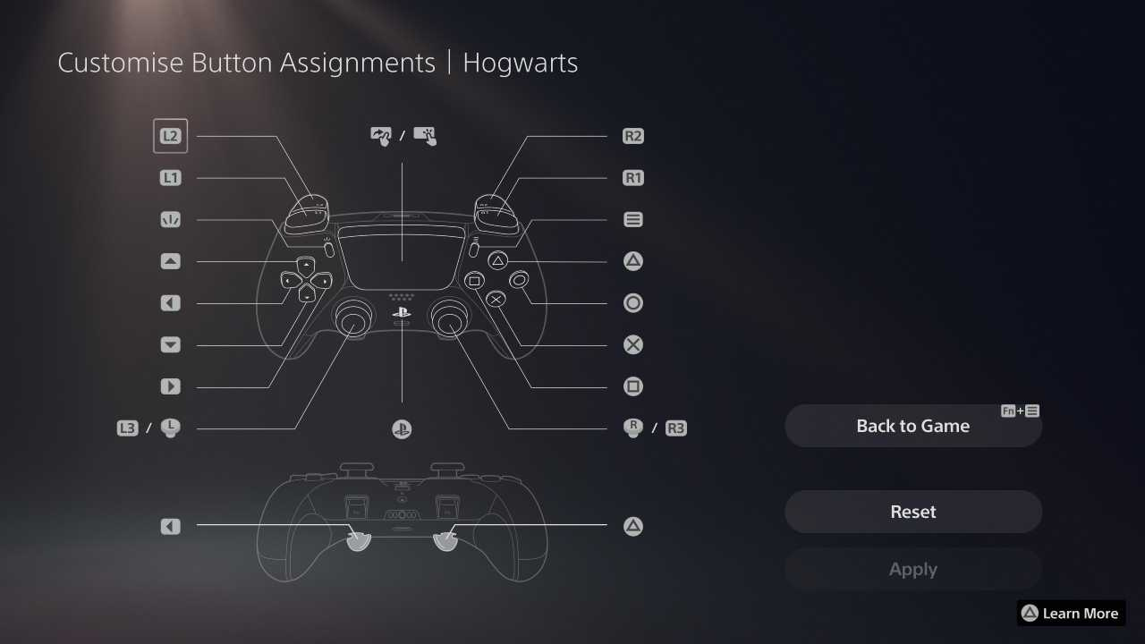 Best DualSense Edge settings for Hogwarts Legacy on PS5