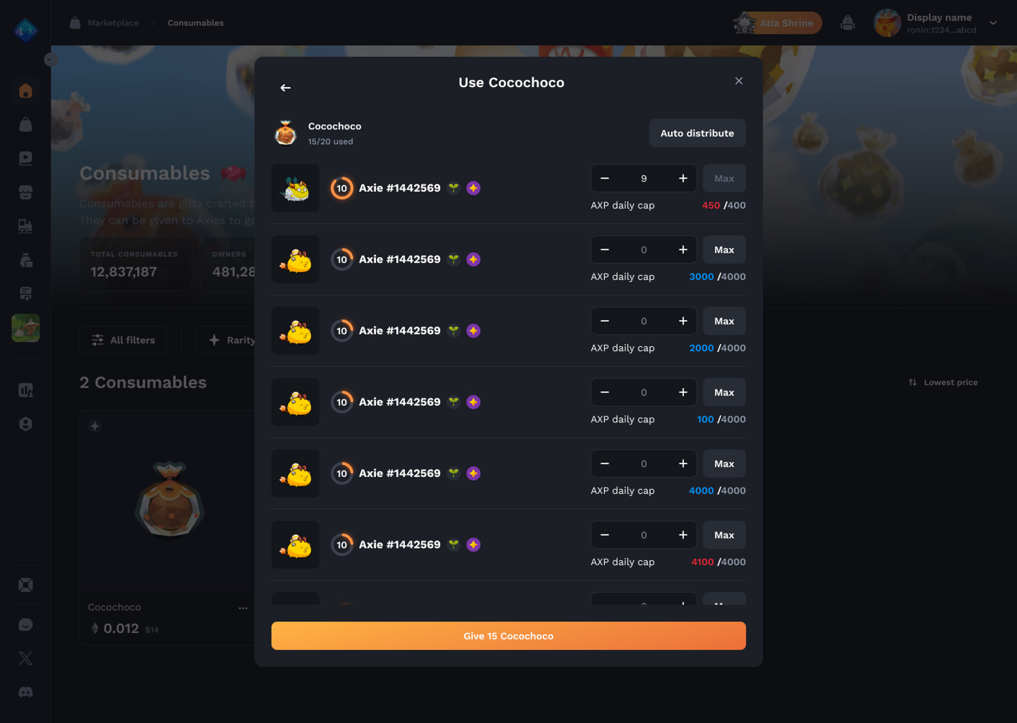 New AXP caps, unlimited Coco caps for Mystics, and MOAR