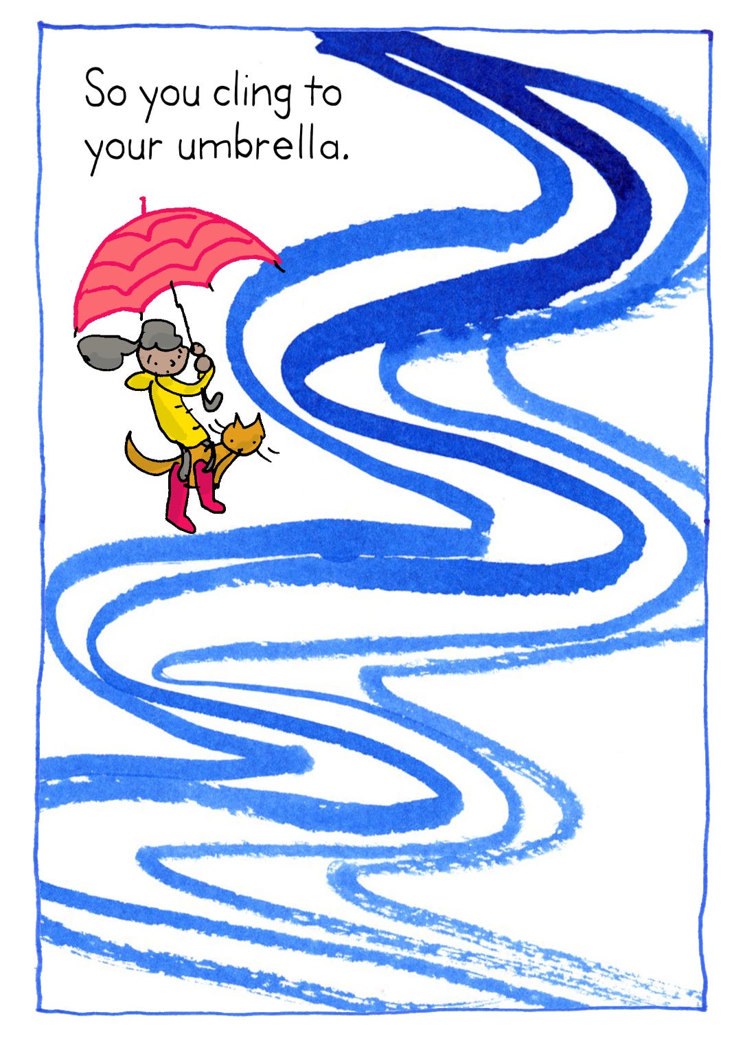 The Red Umbrella - by Grant Snider - Incidental Comics