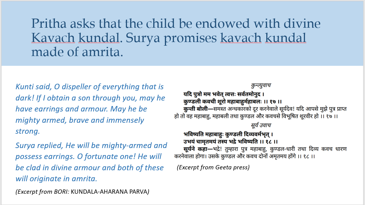 Karna - Part 1- The mantra, the birth , the adoption