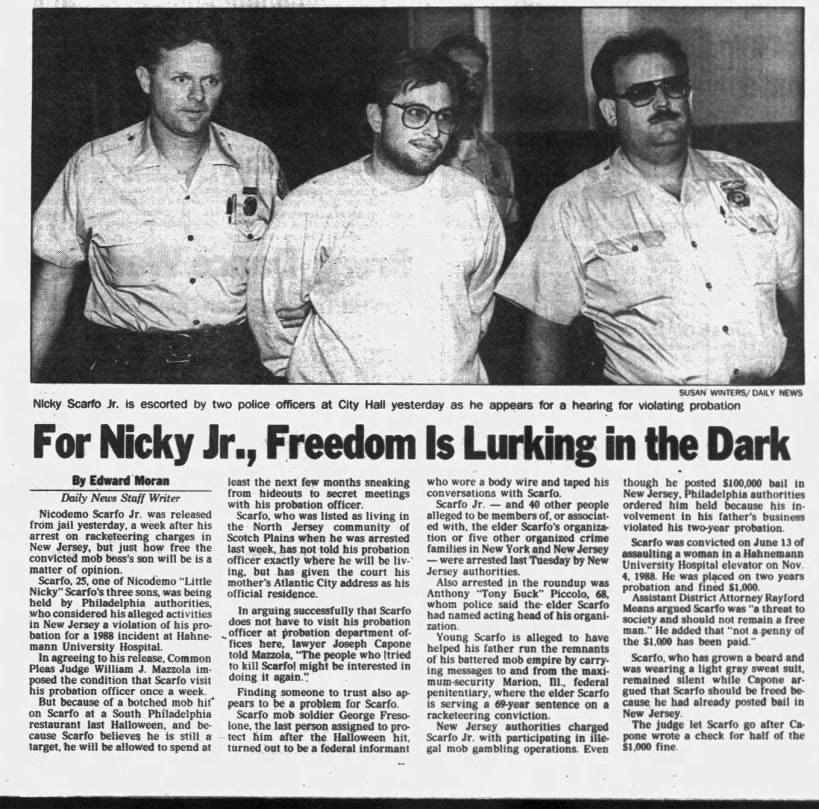 Revisiting the 1989 Halloween Night Shooting of Philadelphia Mob Figure ...