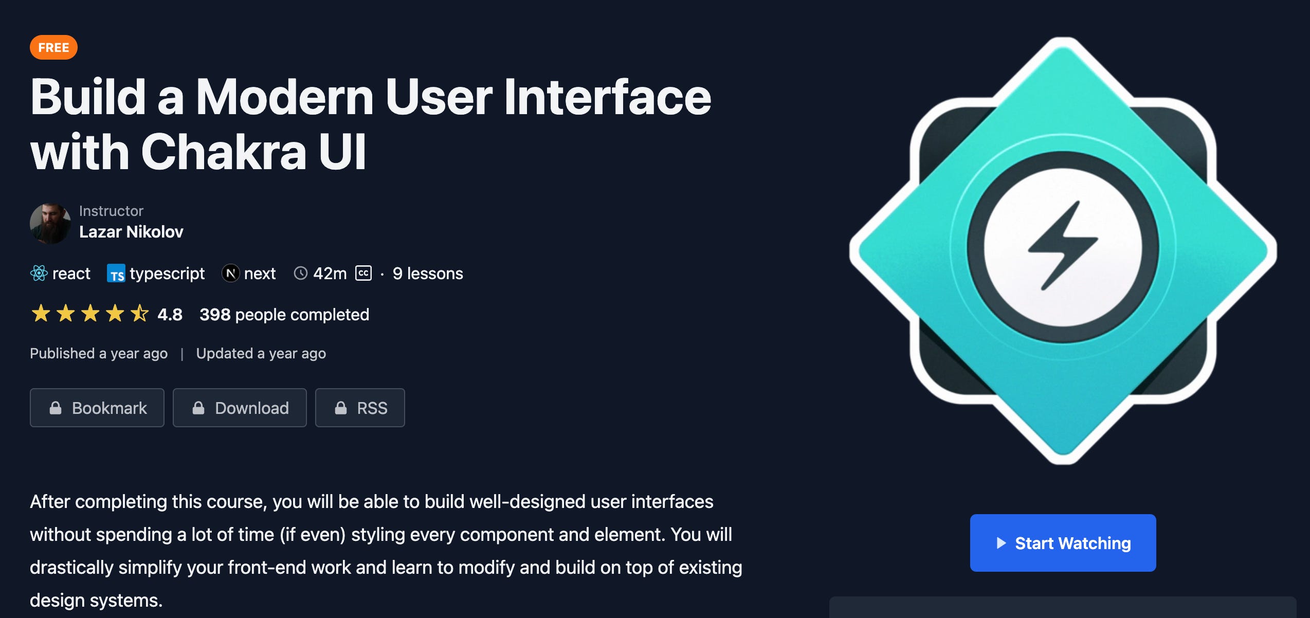 Complete Chakra UI course, Free AI images & frontend conference talks ...