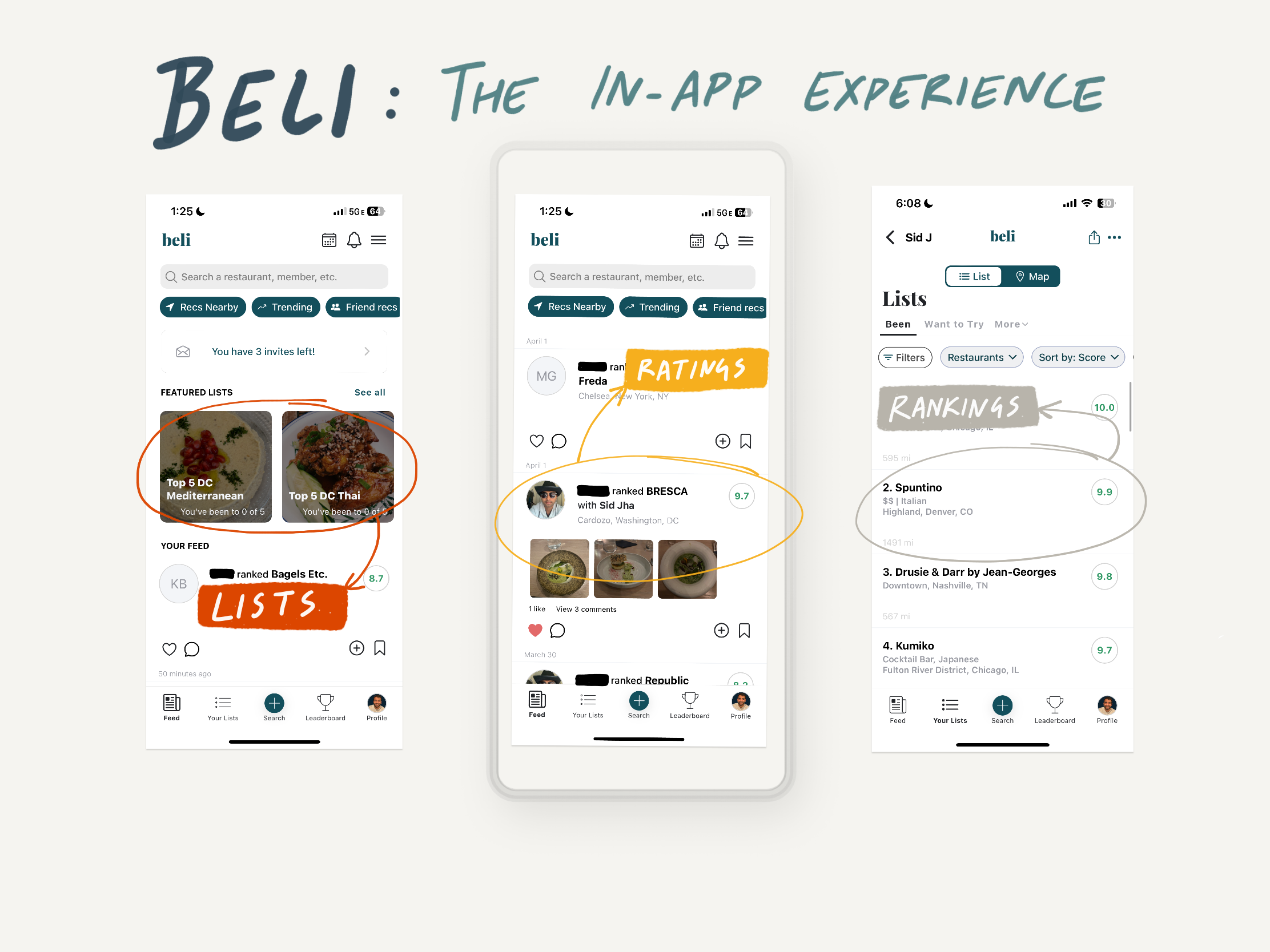 Beli: Food for thought - by Sid Jha - Snapshots