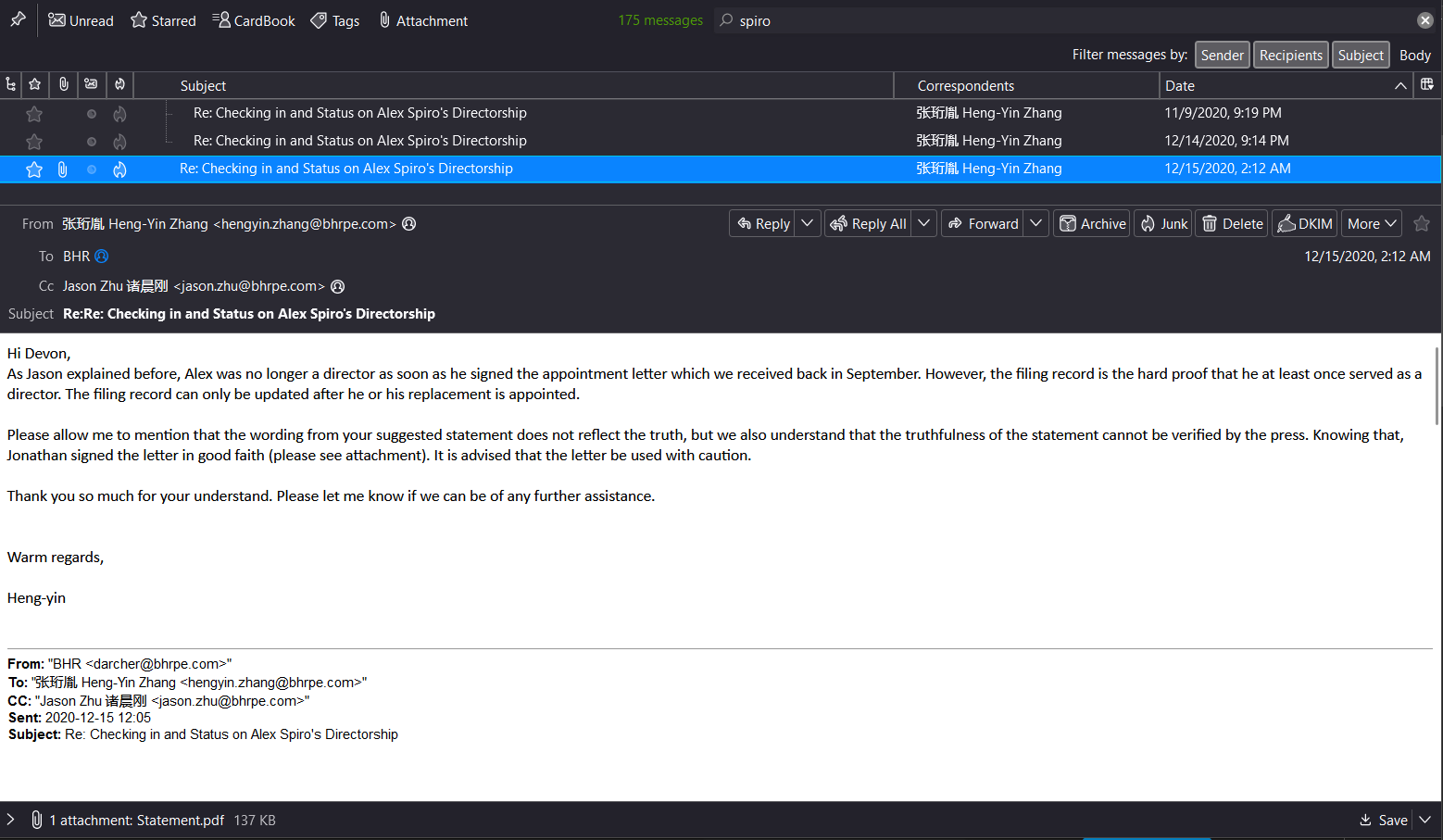Alexander Benjamin Spiro: Part II - GEORGE NEWS