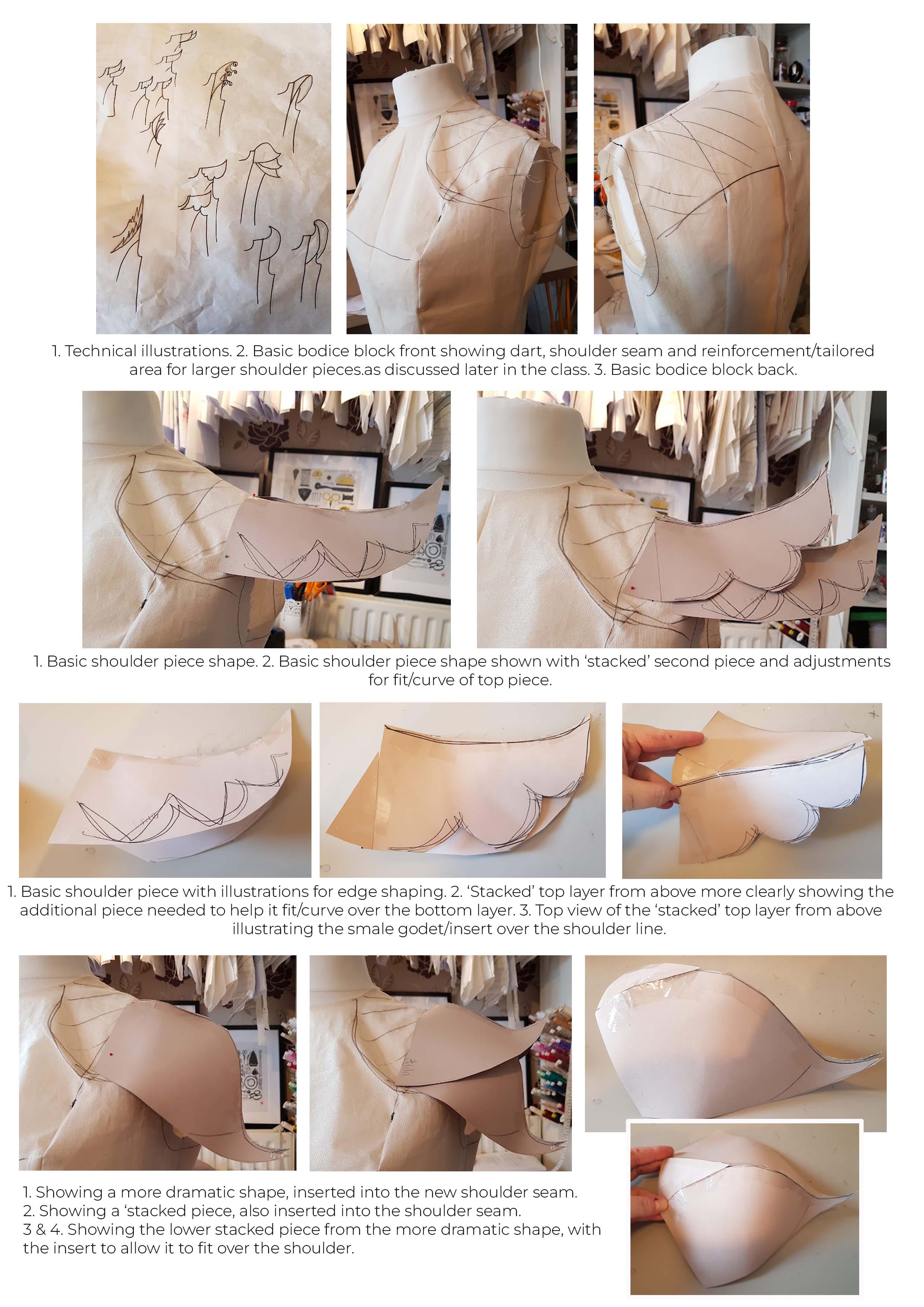Shoulder Pieces Class - Tangled Stitch Sewing Patterns