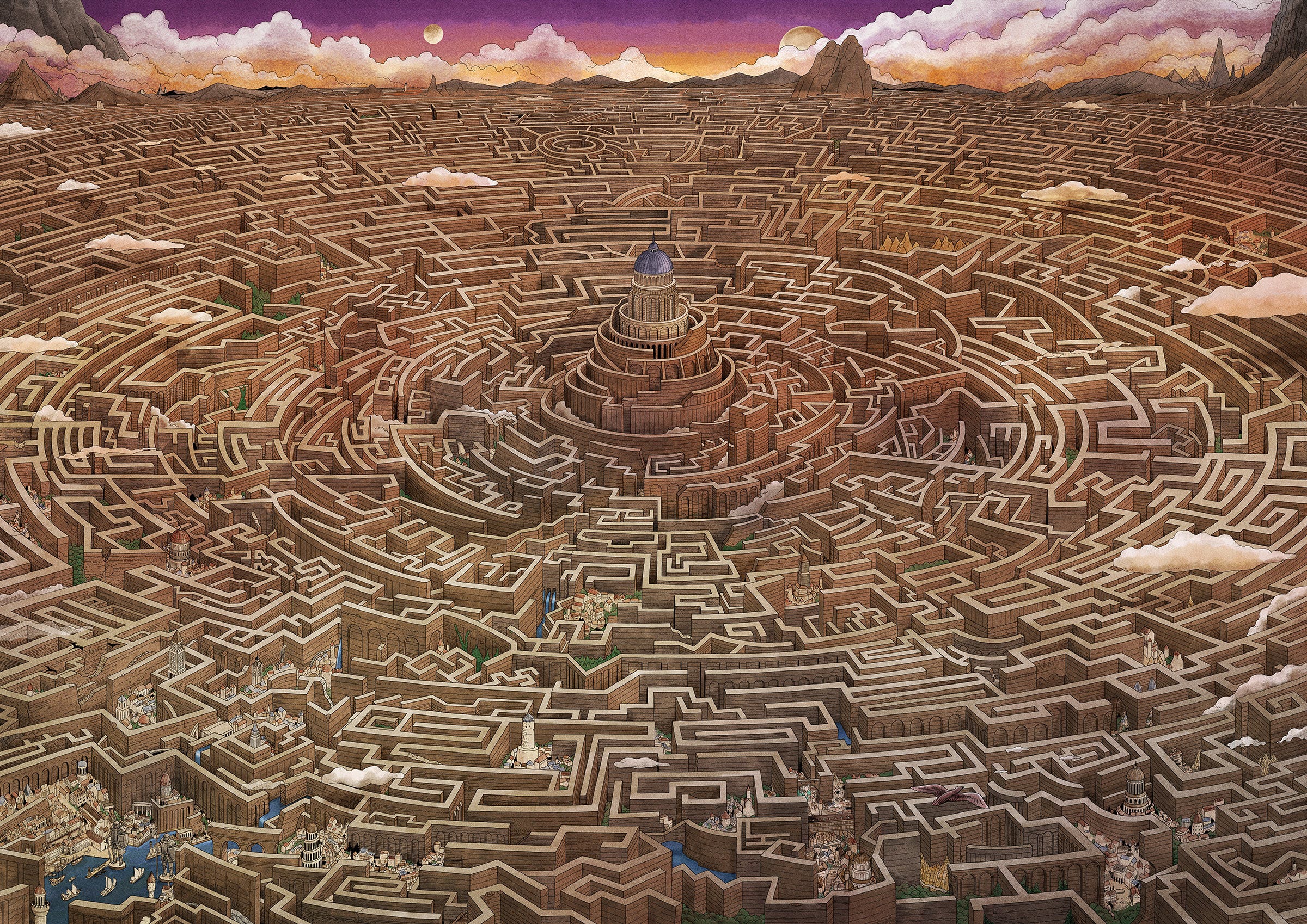 [MAPS] Reveal: THERRA LABYRINTH - 3 Worlds / 3 Moons