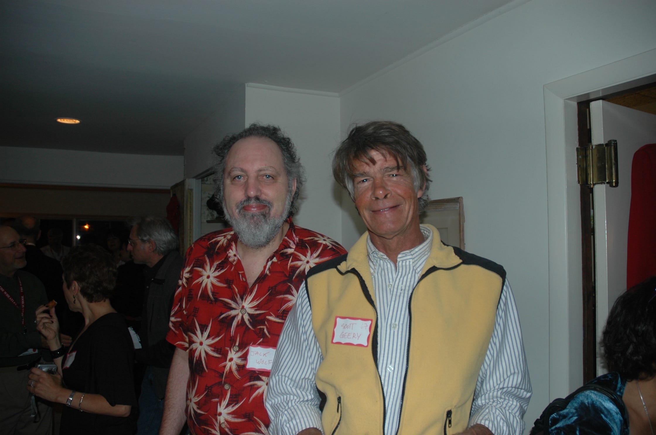 L-R - Jack Wolf and Scott Geery - Recognizable even without the nametags.