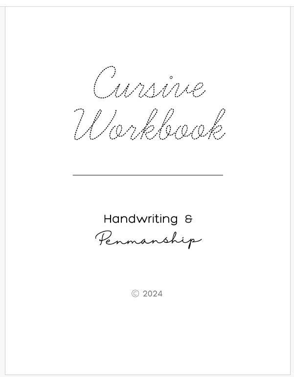 Free Practice Sheets - Handwriting and Penmanship
