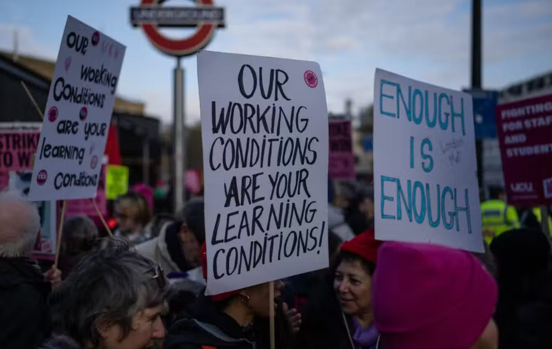 The moral vacancy of further school disruption