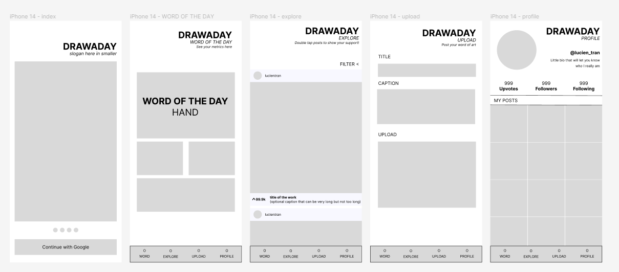 Drawaday DevLog #1: the scope, the stack and the tools