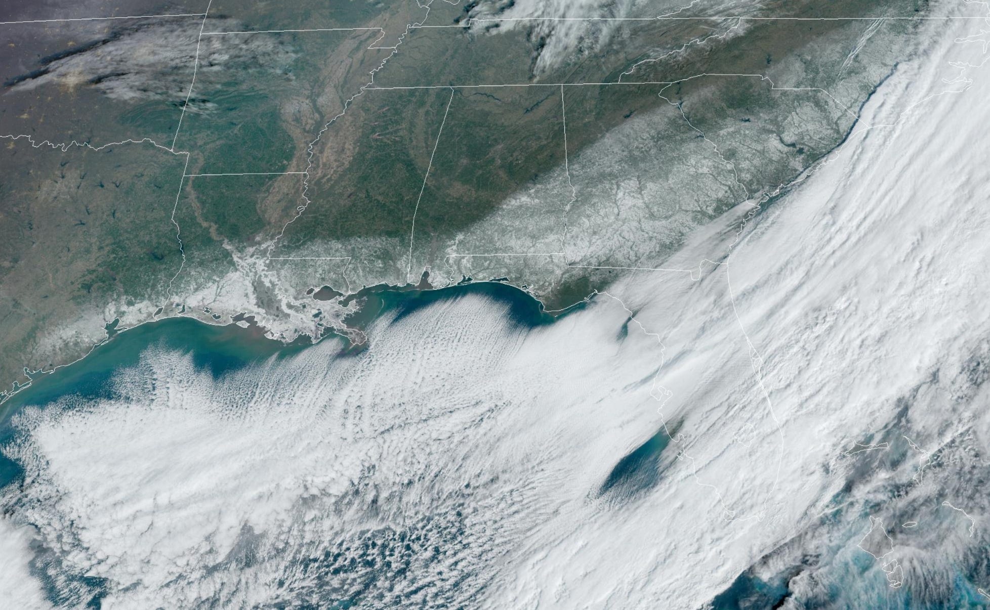 Gulf Coast Snowstorm - Incredible - Bill Steffen - Weather