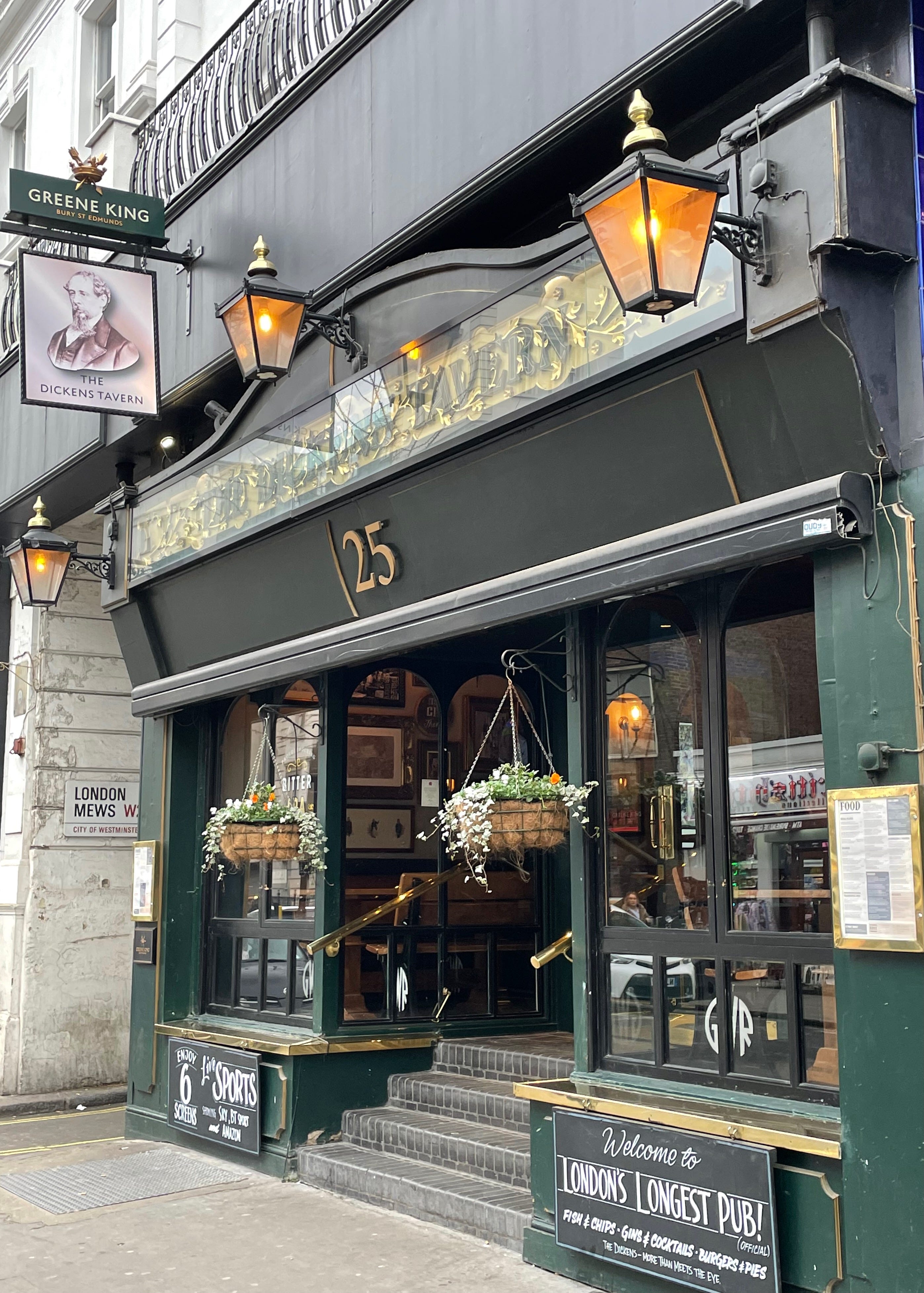 Letter From The Charles Dickens Pub In Paddington