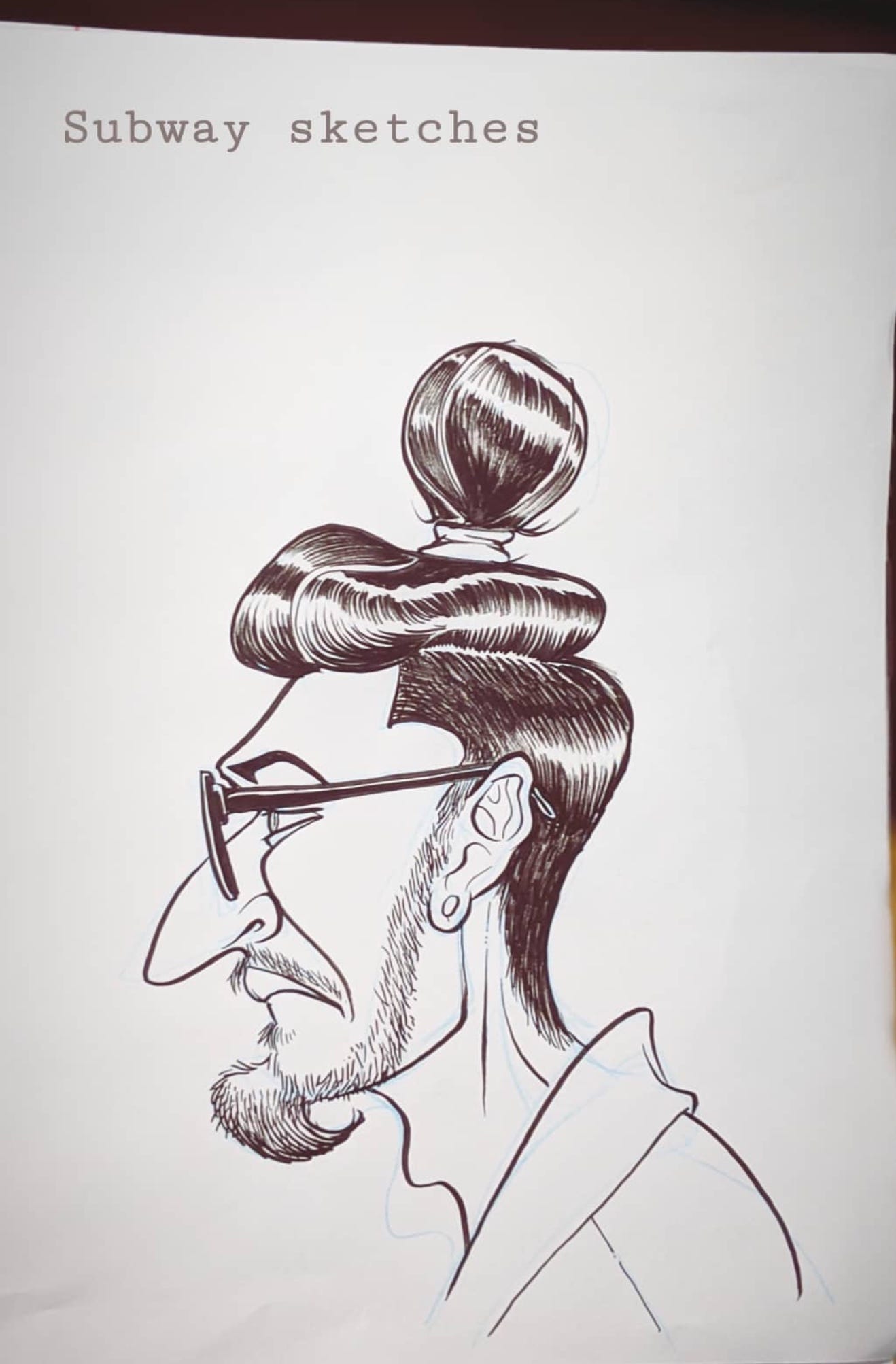 Sketchbook: NYC Subway Sketches - by Jason Chatfield