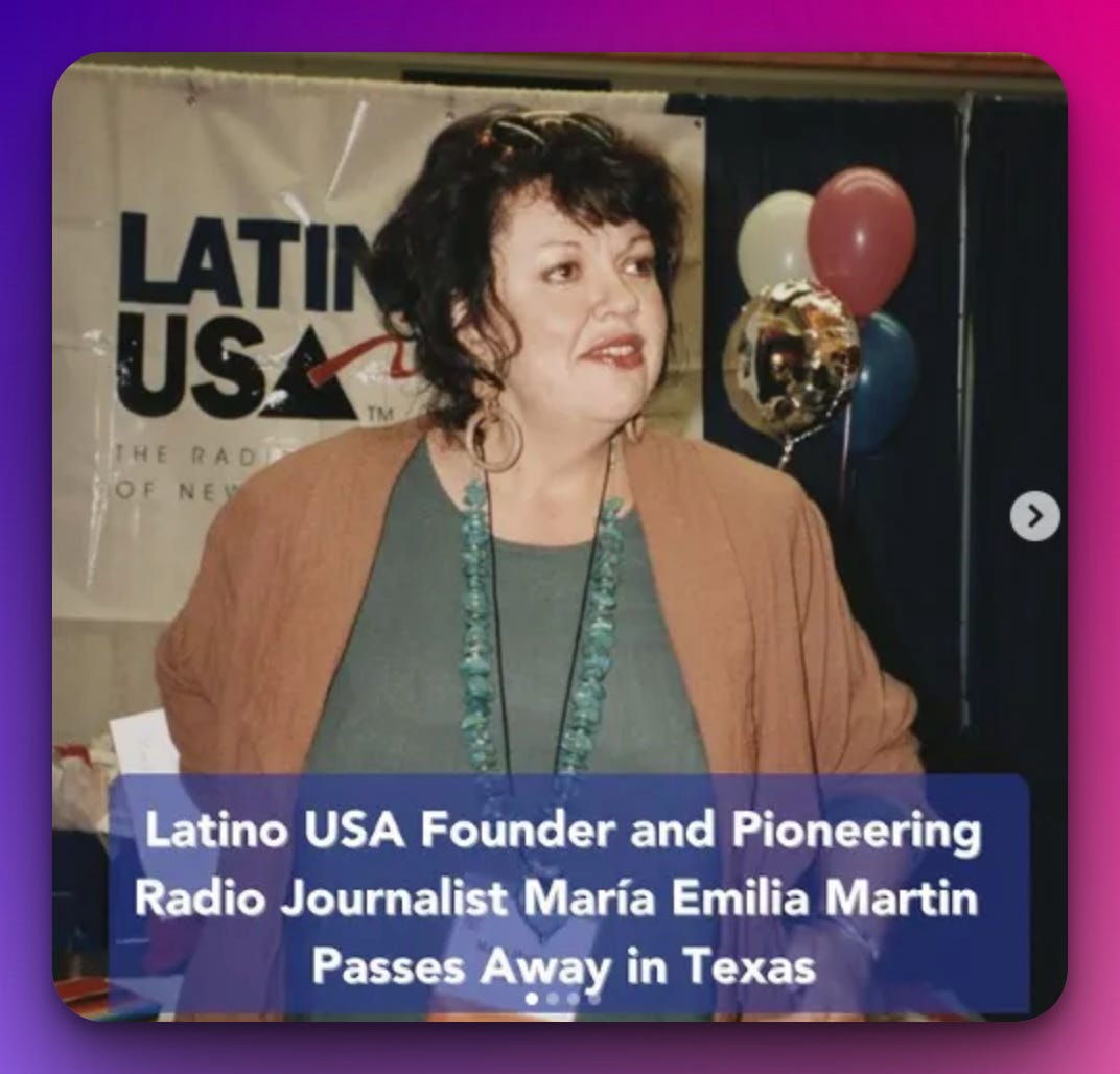 La Reina de la Radio: Honoring Maria Martin, Trailblazing Voice for Latinos