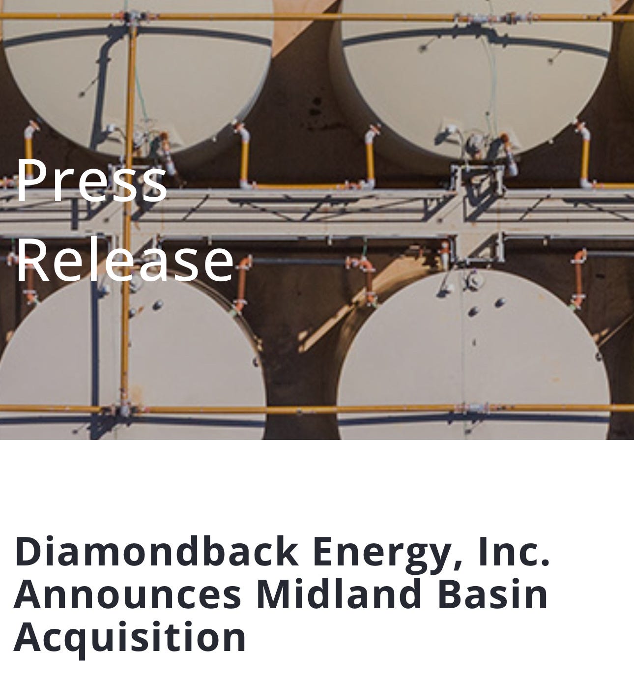 Diamondback Energy Expands Its Reach with Acquisition of Double Eagle