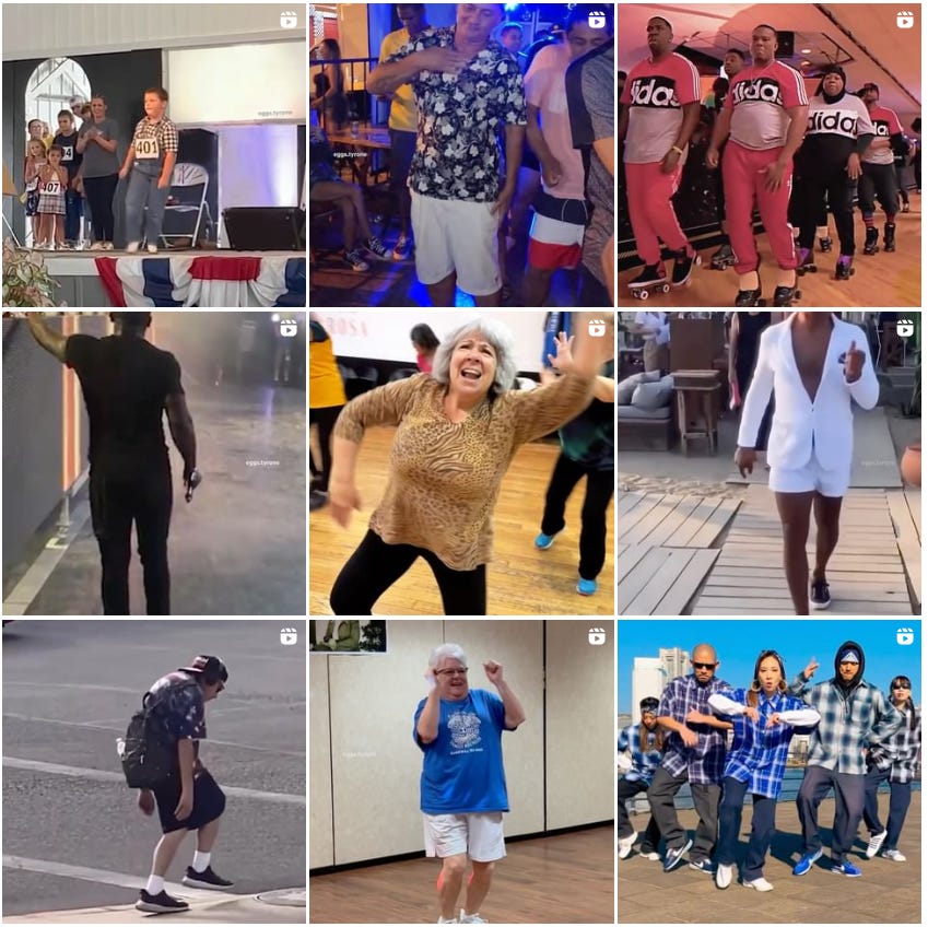 Unexpected Dance, with Eggs Tyrone - by Stephen - IRL