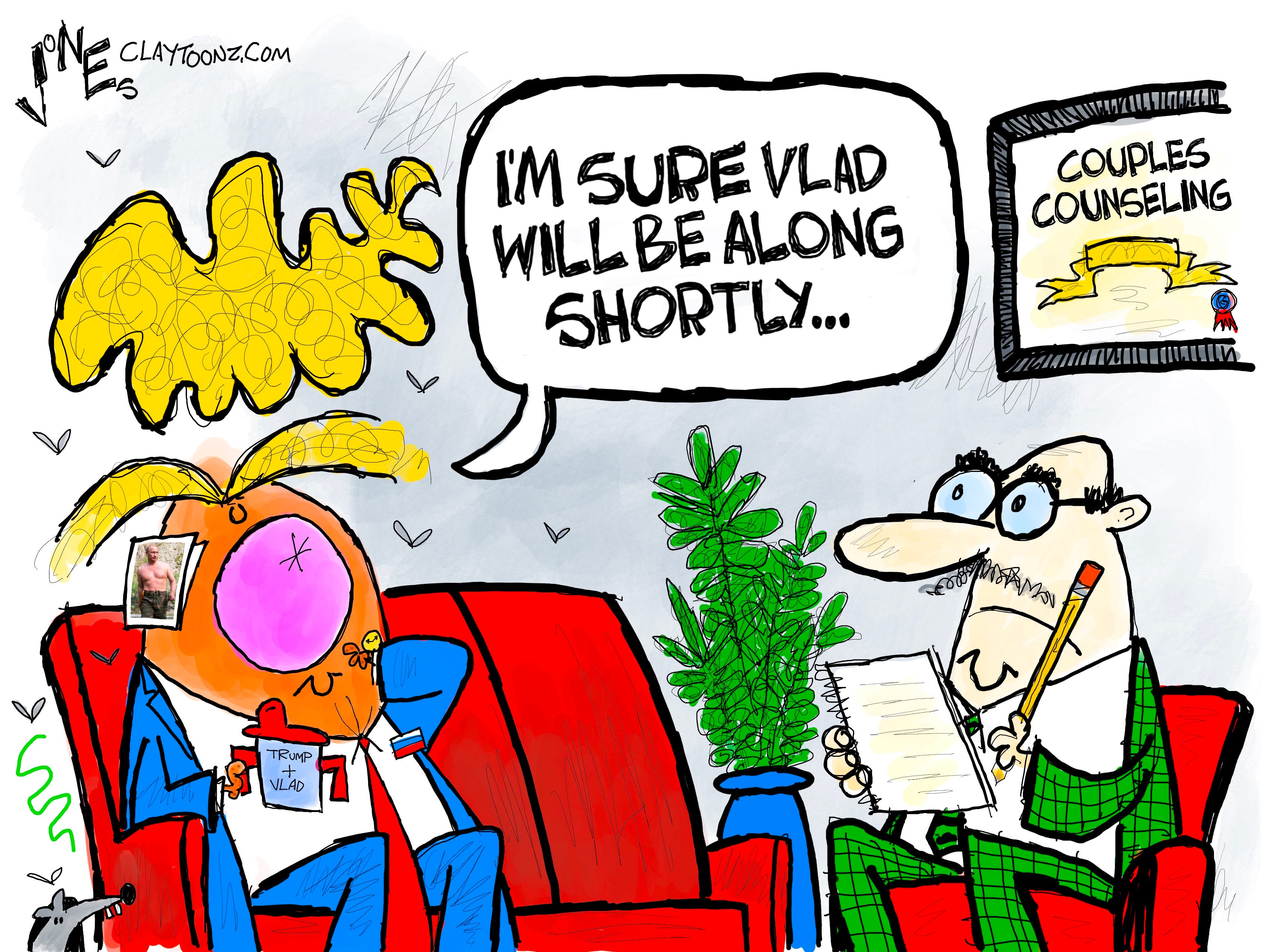 Breaking Up Is Hard To Do - by Clay Jones - Claytoonz
