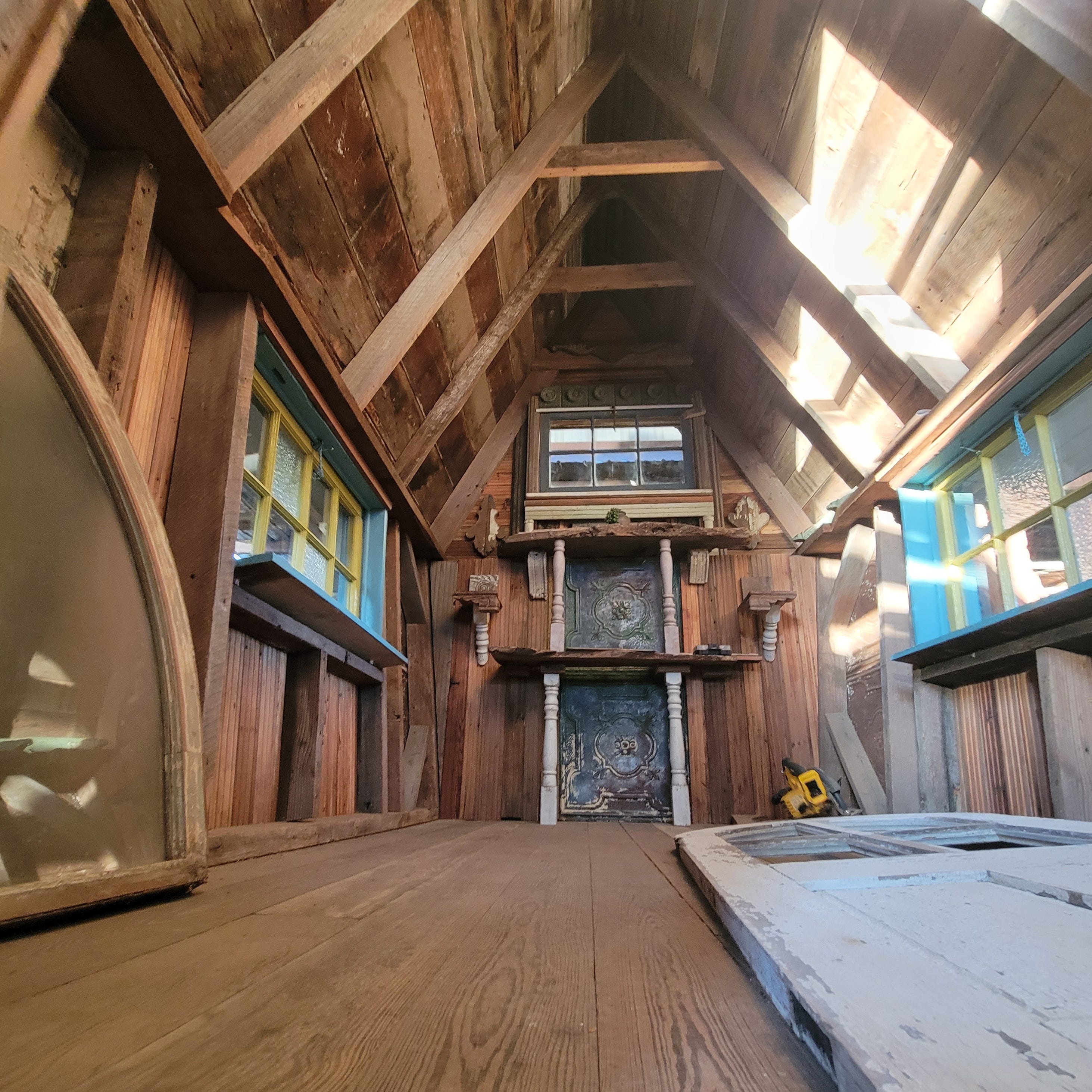 Once a dream house, transformed thru action created, materialized so ...