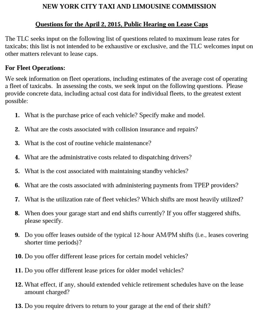 ⚖️ TLC Plates & FHV Lease Caps - AutoMarketplace