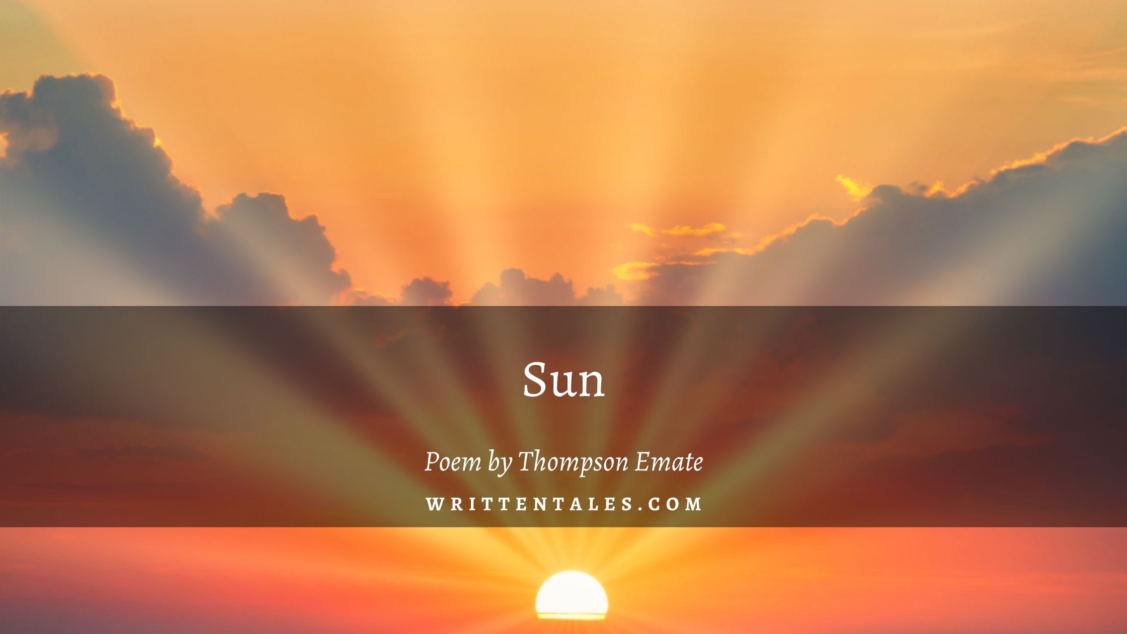 Sun - Written Tales Magazine
