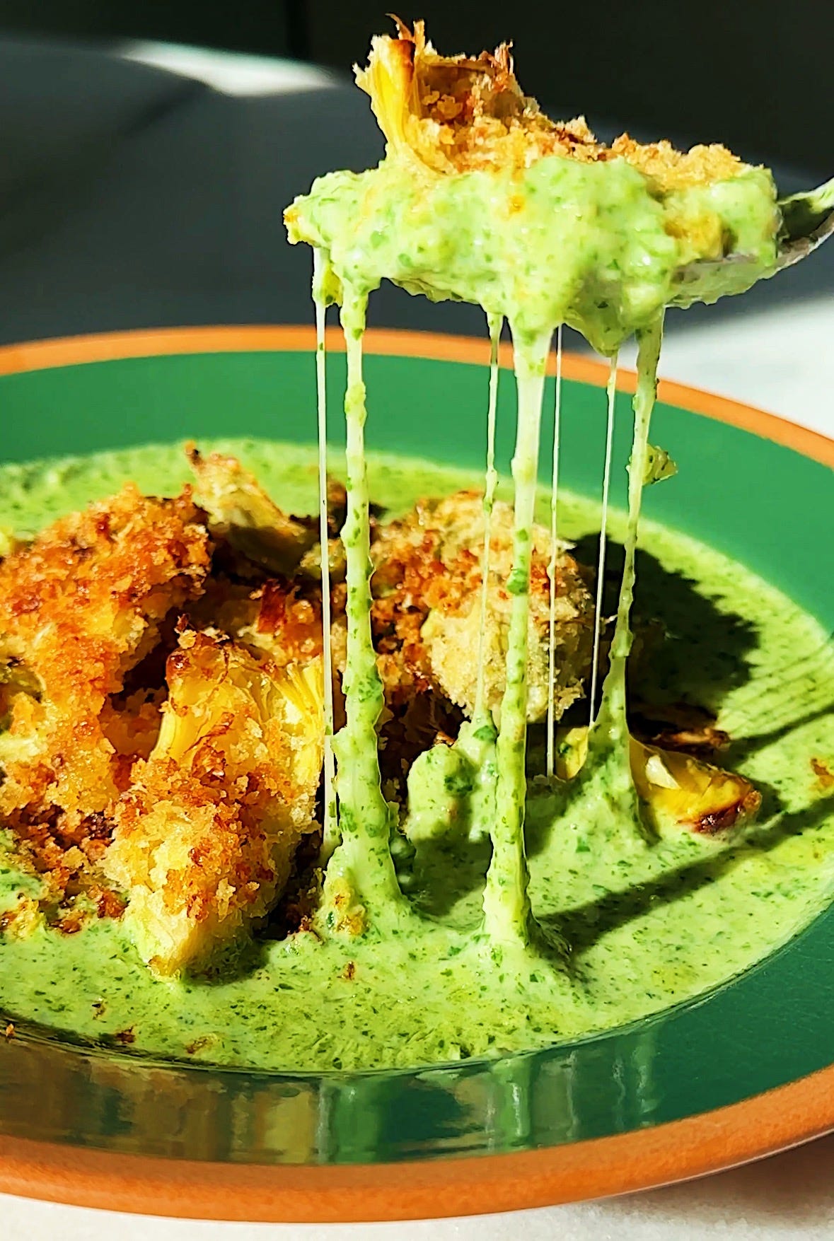 Spinach Artichoke Soup - by Carolina Gelen - SCRAPS