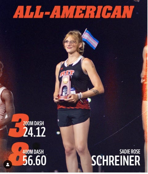 NCAA Trans Policy Allows Men With Male Level Testosterone In Women's Sports