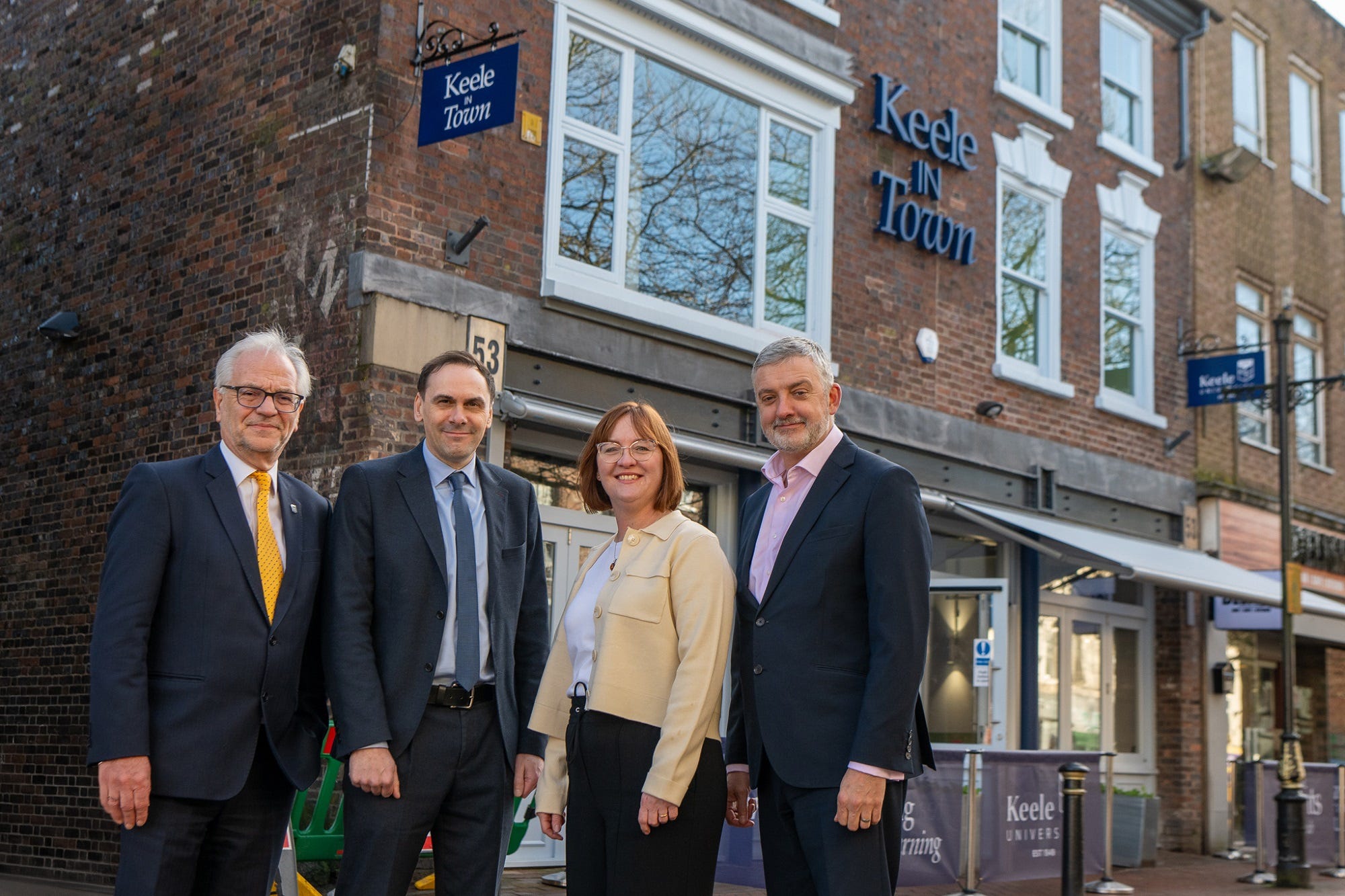 Keele Uni Arrives on Newcastle High Street
