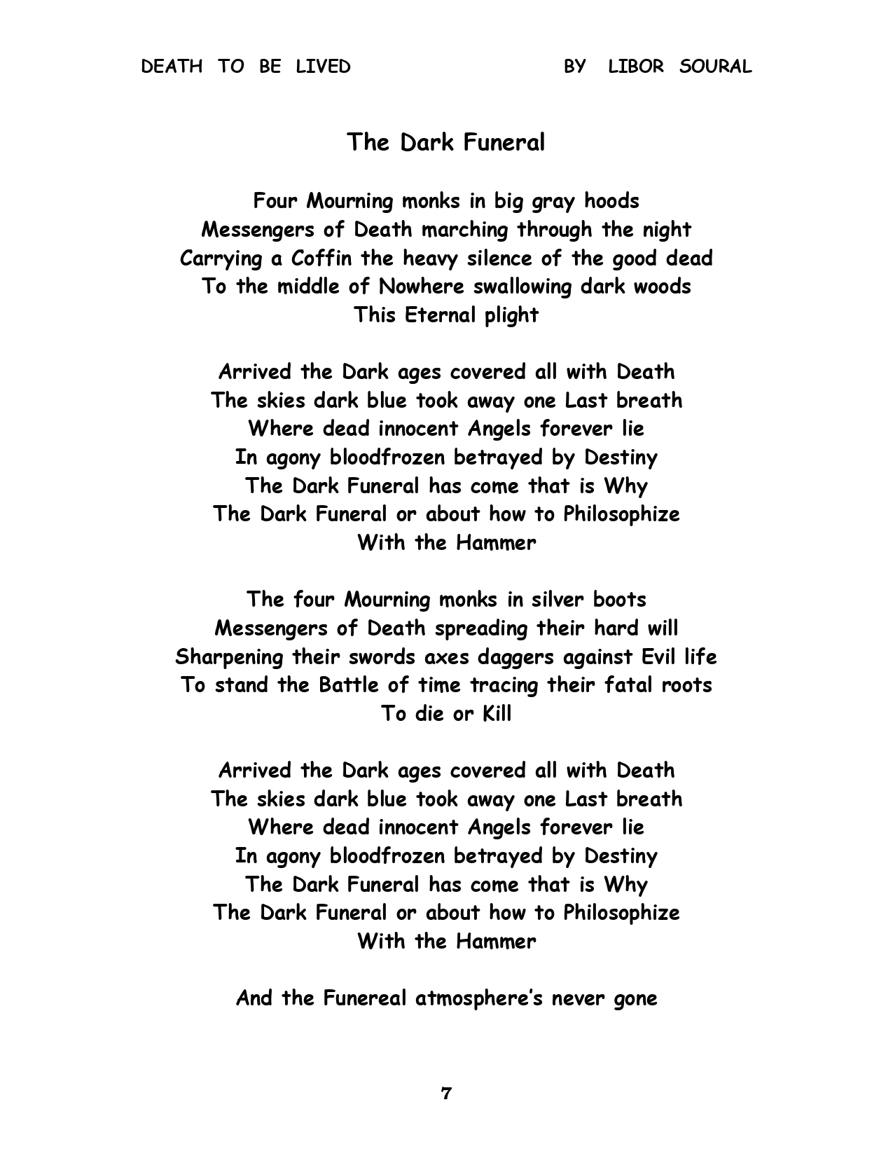 Death LiveD (Dark Hymns Of Suffering) - by Libor Soural