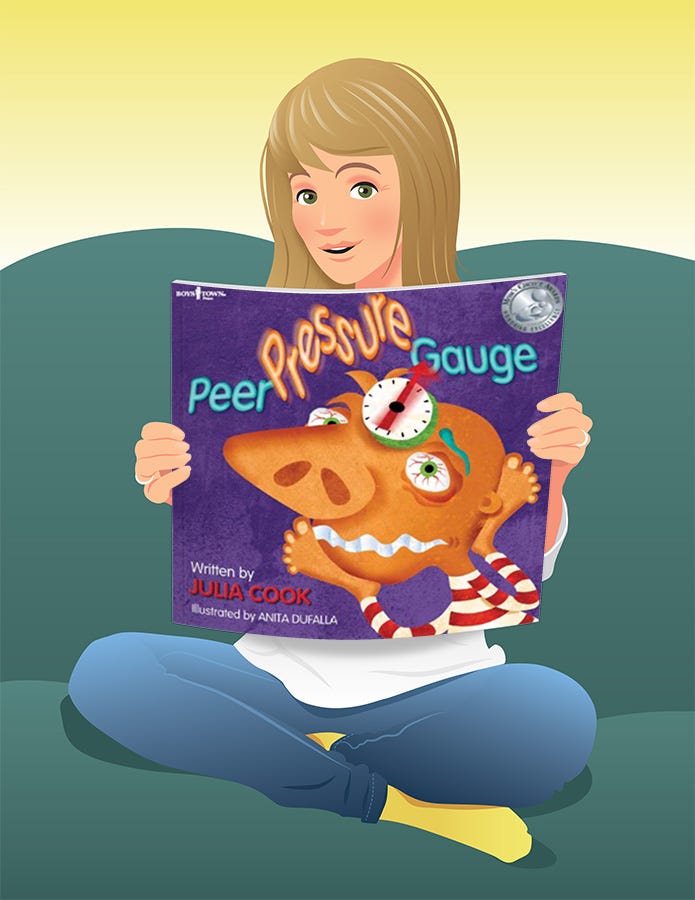 Peer Pressure Gauge - by Julia Cook - COOKIE BYTES