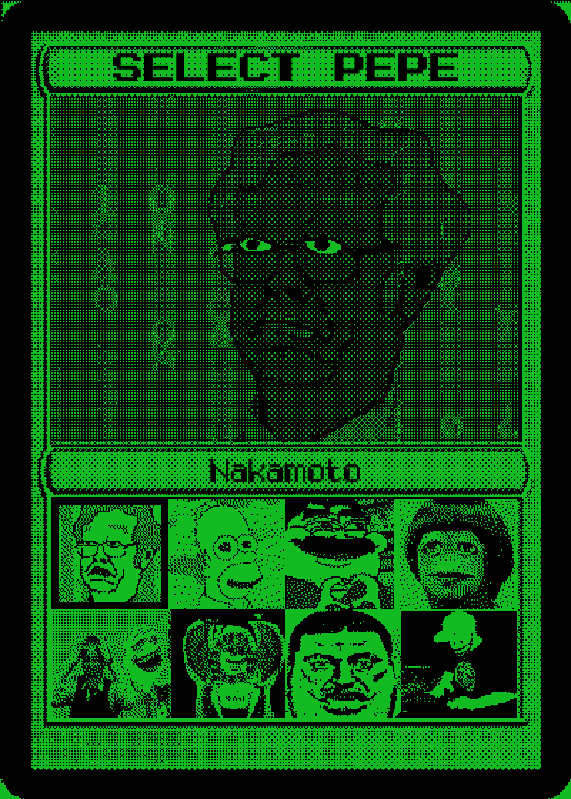 SELECTPEPE - My Pepe Art by Nimzobit