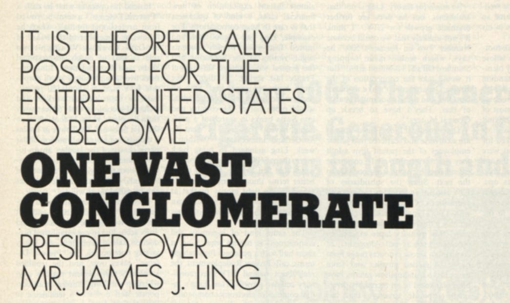 Jimmy Ling and the Advent of Software Conglomerates