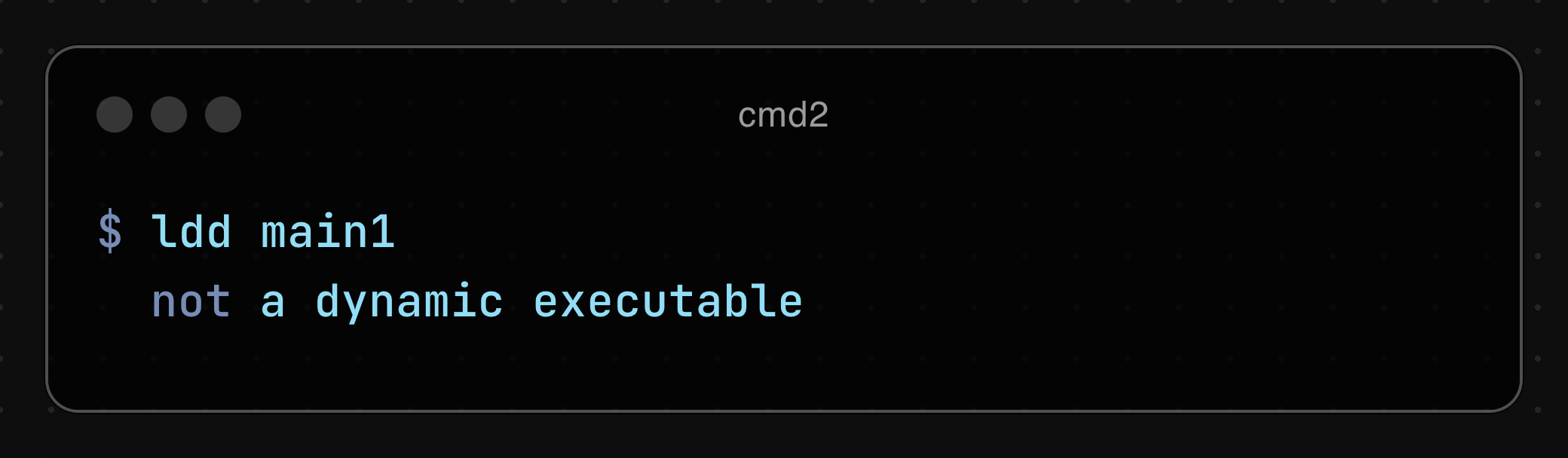 Statically and Dynamically Linked Go Binaries