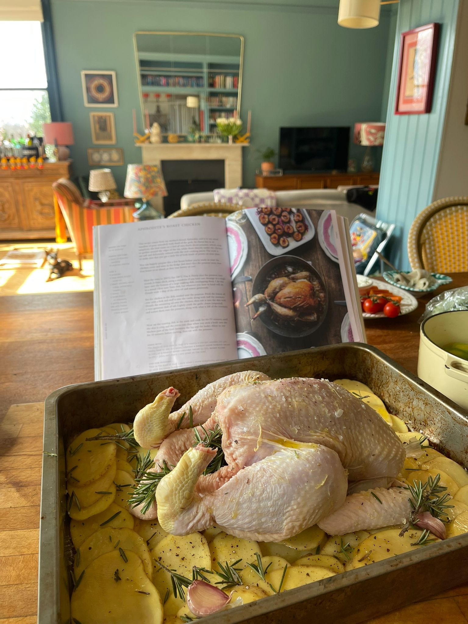 Cook every book | Week 4 | A Table For Friends | The House Upstairs