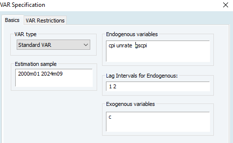 Forecasting VAR Using EViews: A Step-by-Step Guide