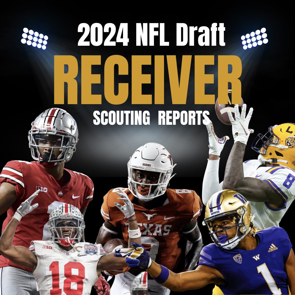 2024 Receiver Scouting Notes - by Mello - The Draft Scout