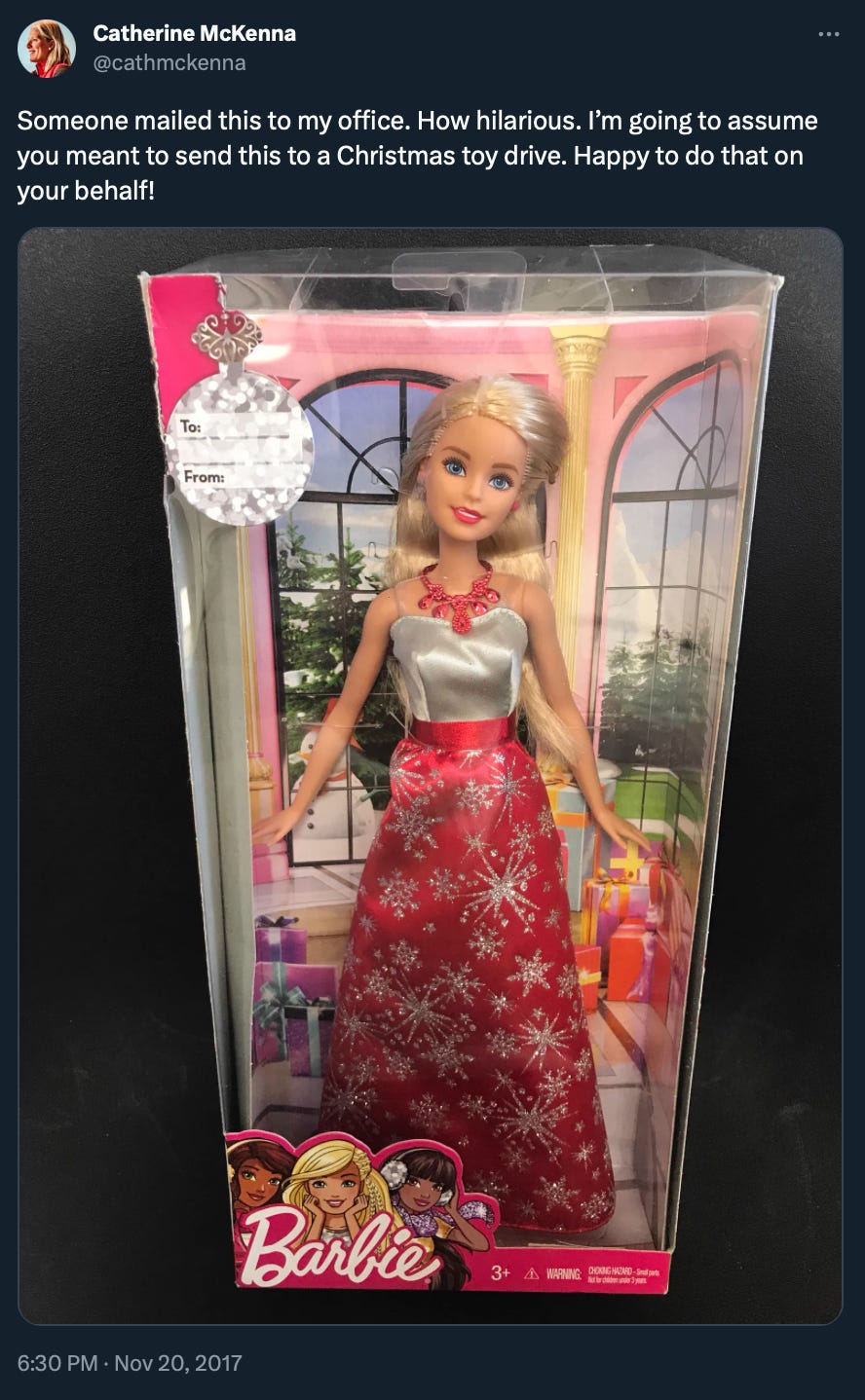 The original “Climate Barbie”