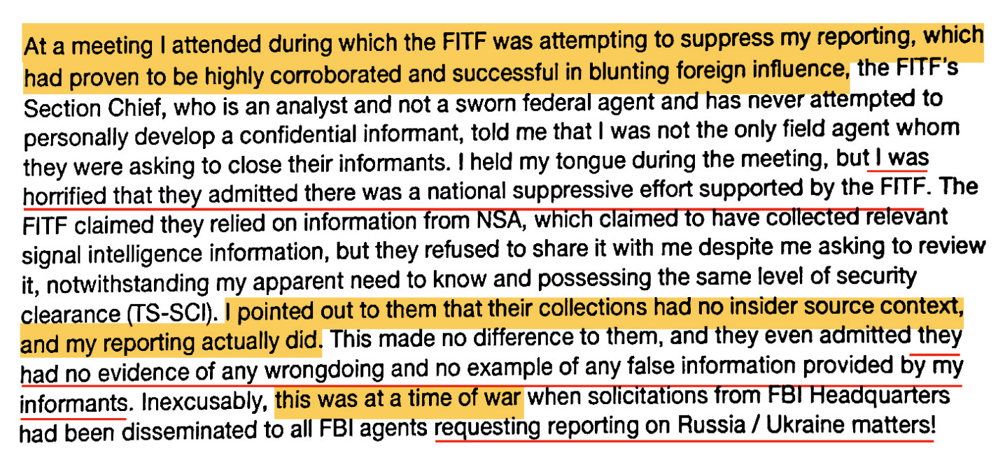 EXCLUSIVE: Special Agent Buma's FIRST Memo to Congress About the FBI ...