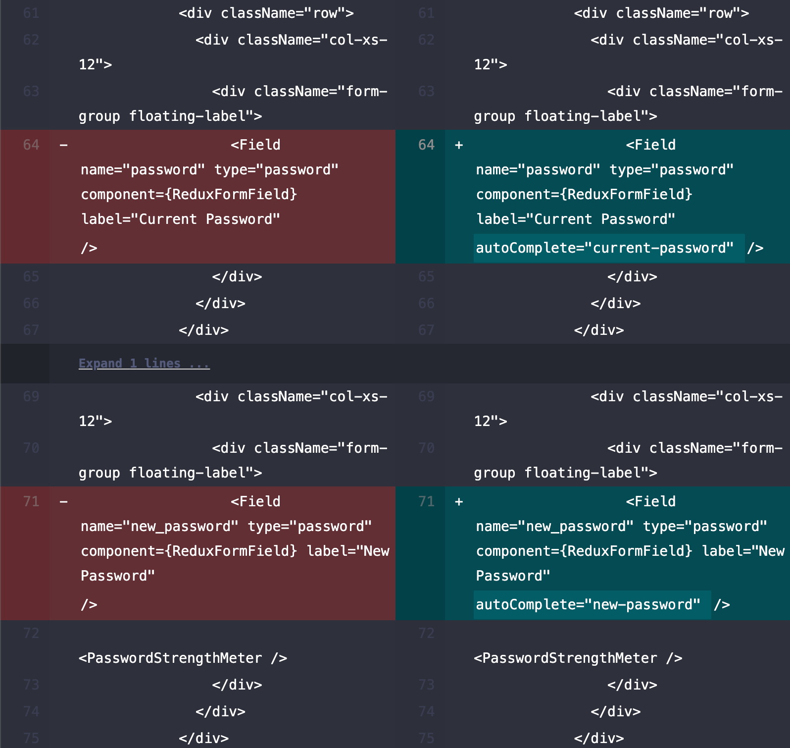 Use Synvert to automatically add autoComplete attribute to JSX project Use Synvert to automatically add autoComplete attribute to JSX project