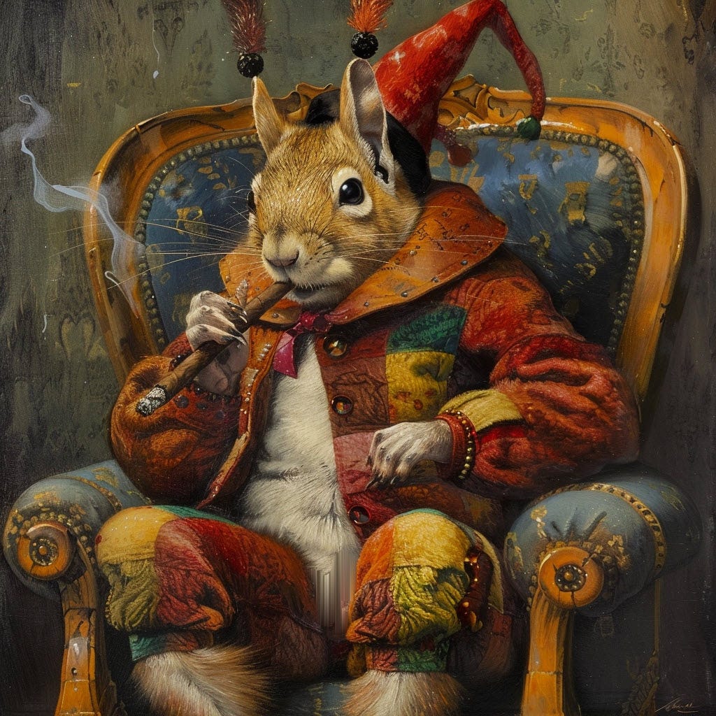 Pod: April Fool or a Hamlet Moment - by The Blind Squirrel