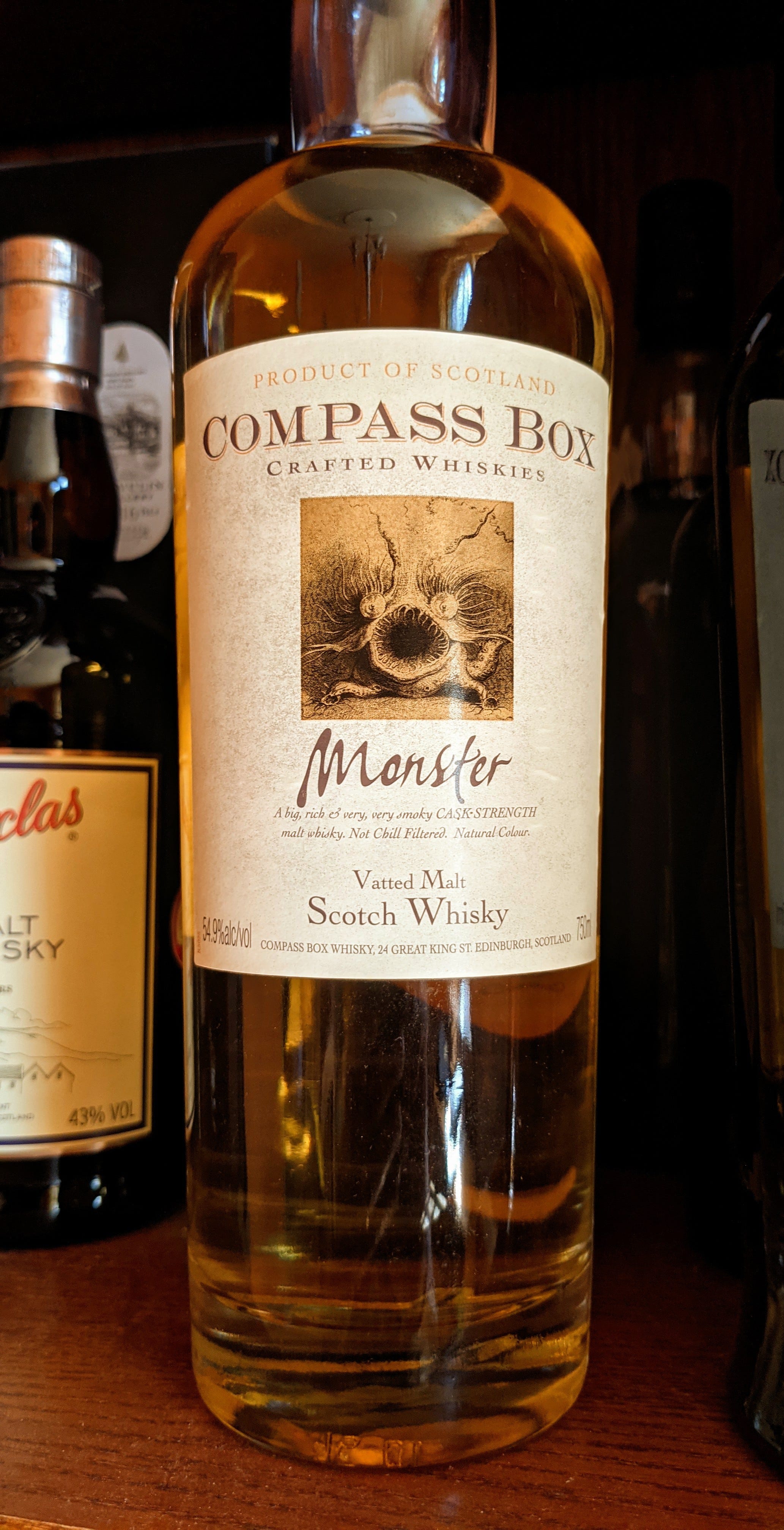 Compass Box ‘Monster’ for Park Ave Liquor, 54.9%
