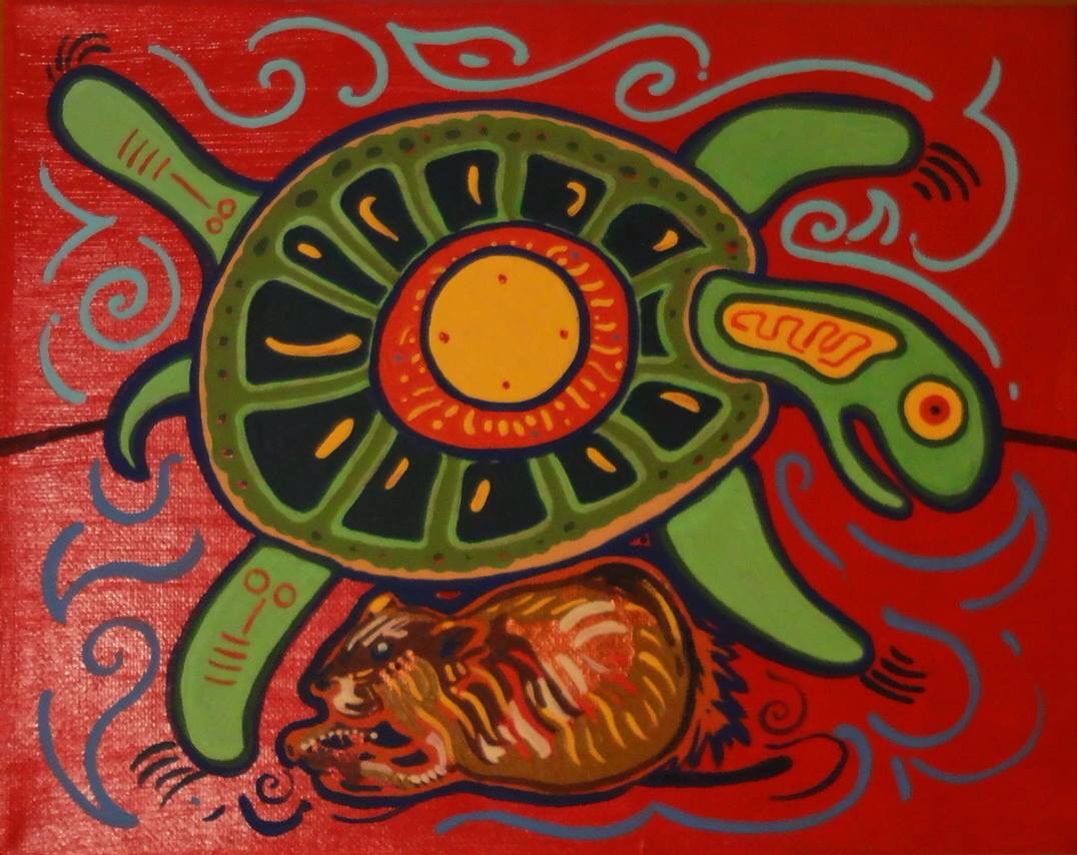 The Creation of Turtle Island - by Darren Grimes